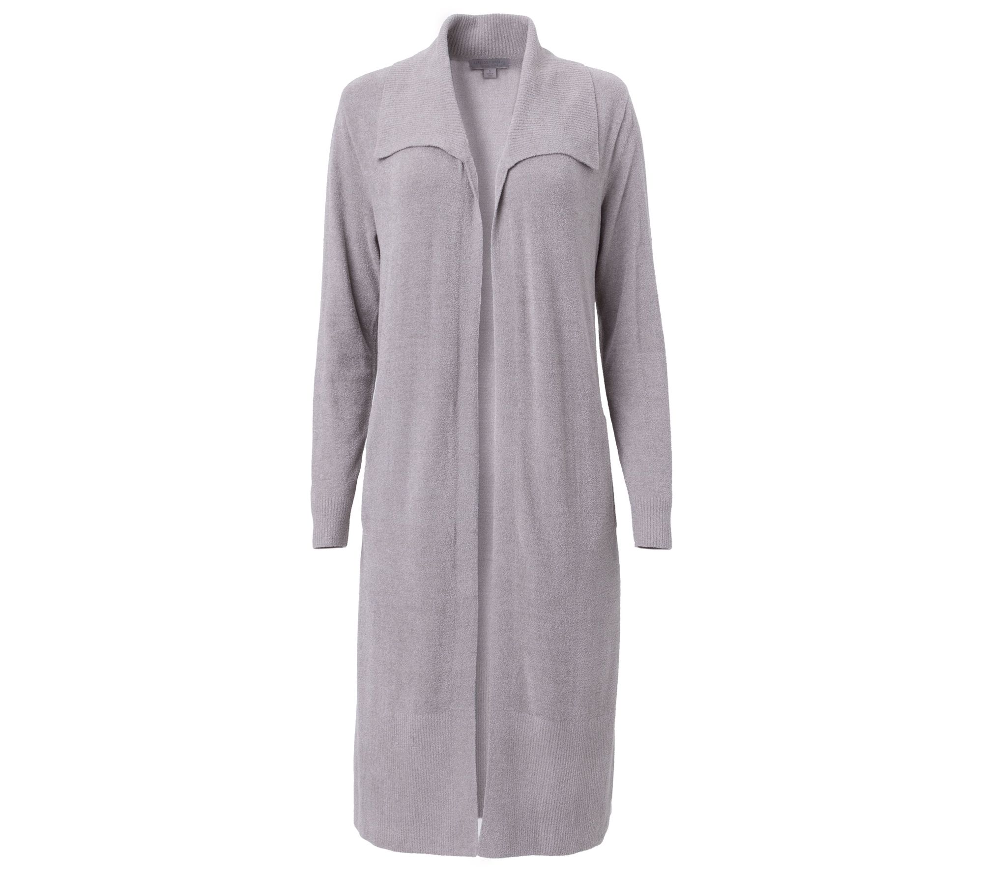 Barefoot Dreams CozyChic Ultra Lite Wide Collar Long Cardi - QVC.com