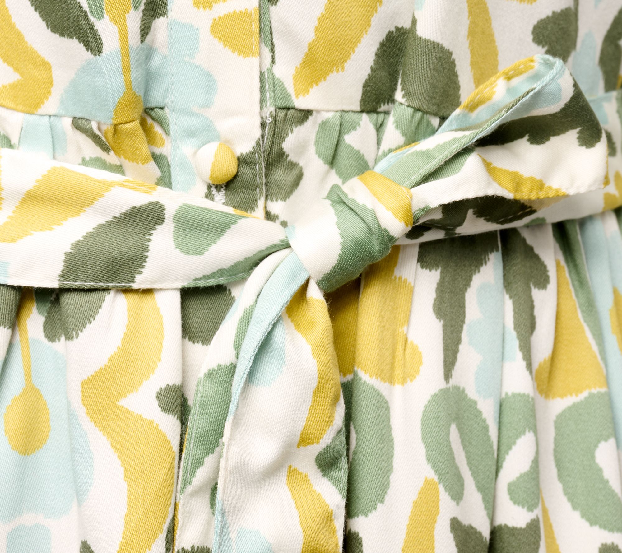 "As Is" Destination 365 Regular Printed Button Front Dress with Belt ...