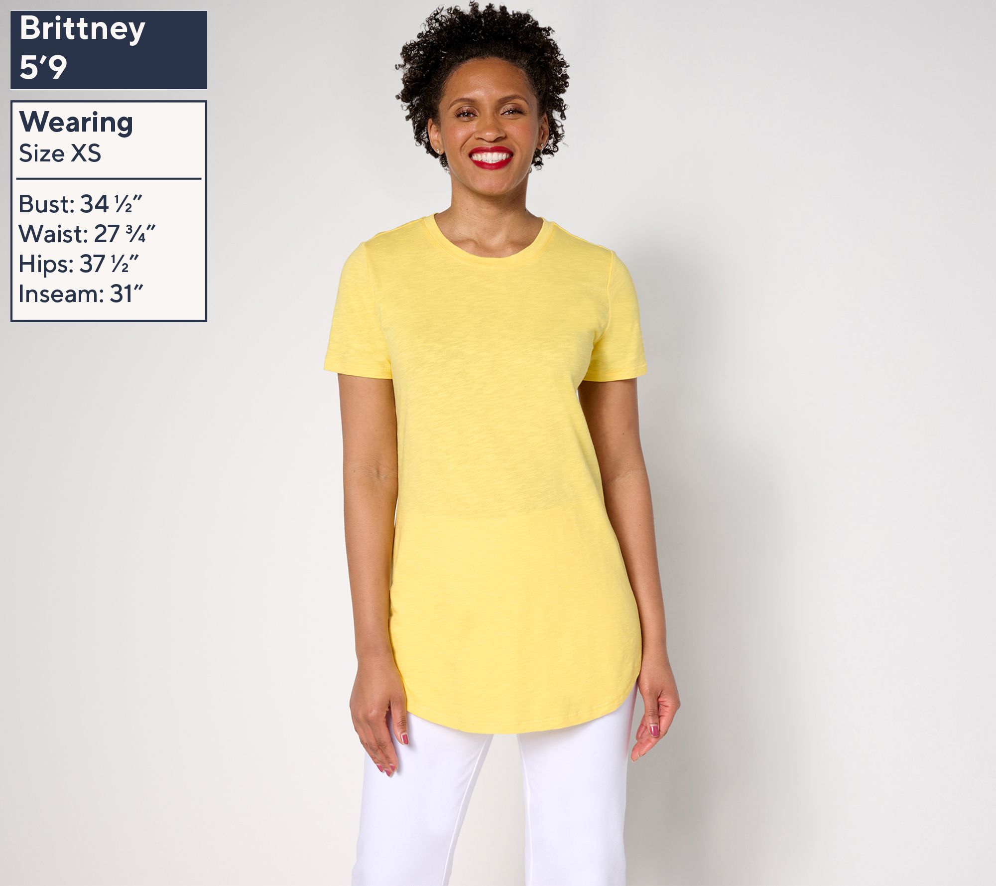 Denim & Co. Essentials Linen Blend 3-Pack Round Neck Tunics - QVC.com