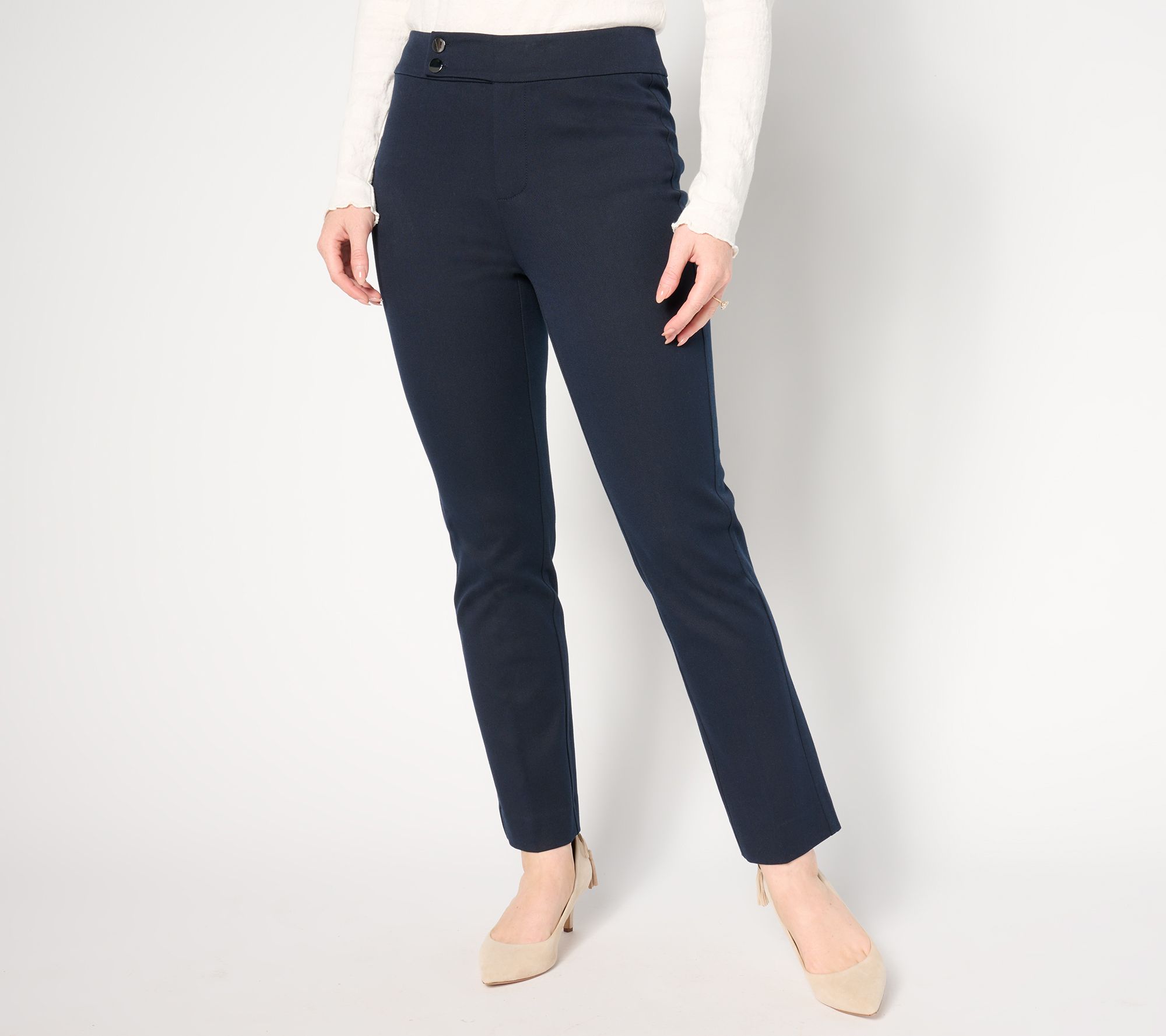 "As Is" NIC+ZOE Straight Leg Plaza Pant - QVC.com