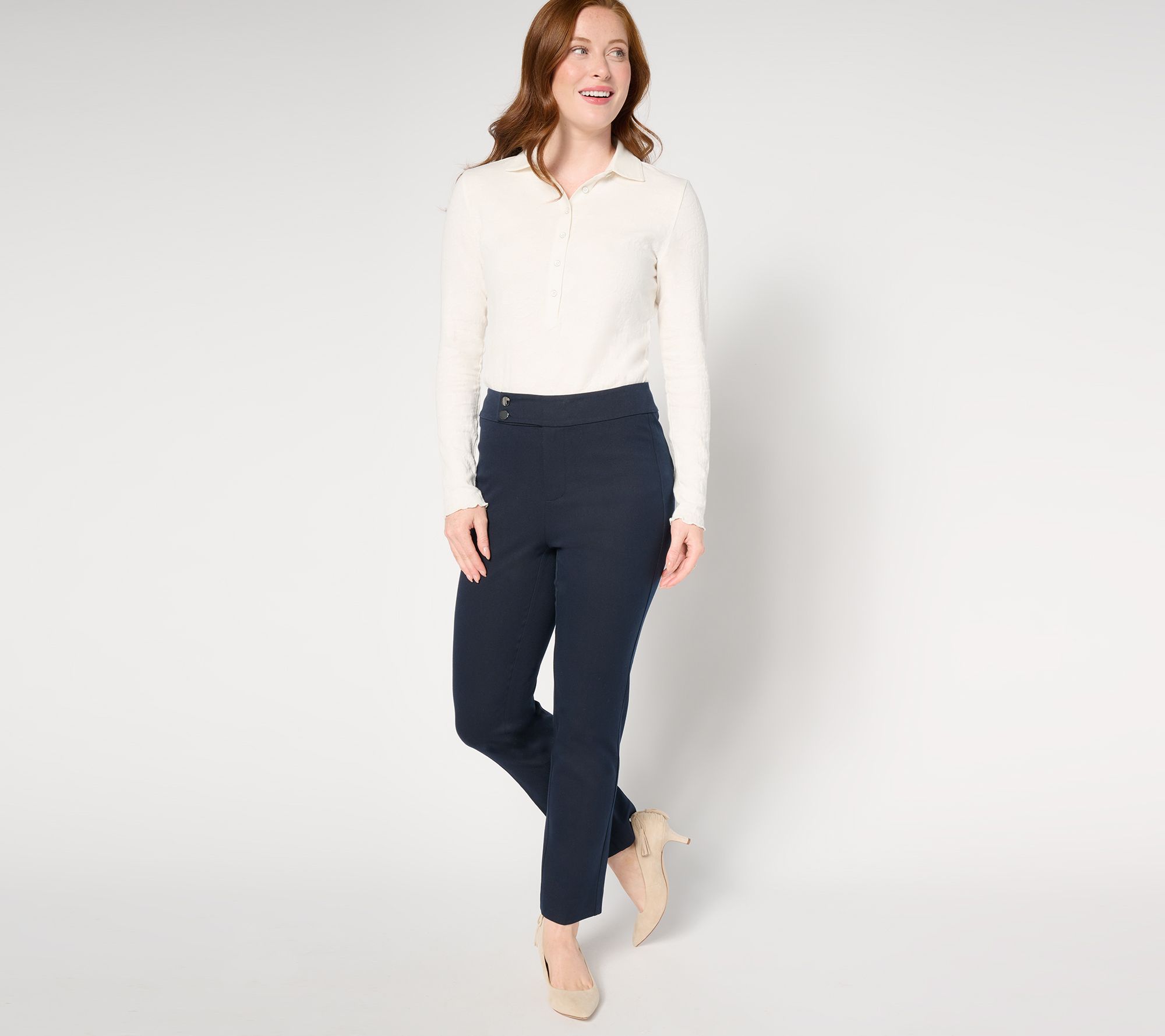 "As Is" NIC+ZOE Straight Leg Plaza Pant - QVC.com