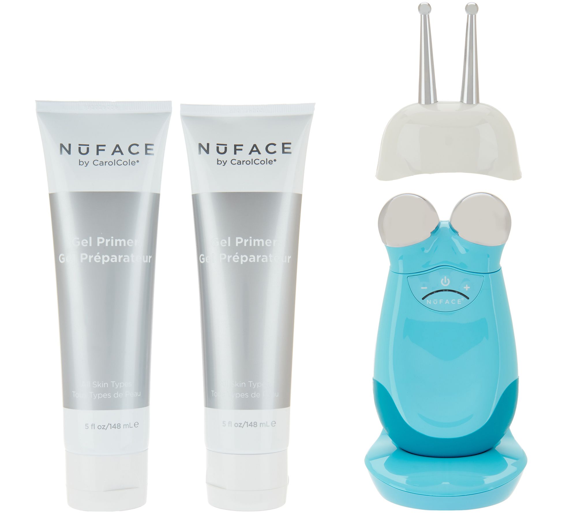 NuFACE Trinity Microcurrent Facial Toning Device with ELE Attachment ...