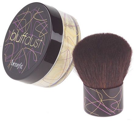 Benefit Bluff Dust Loose Powder w/ Kabuki Brush - QVC.com