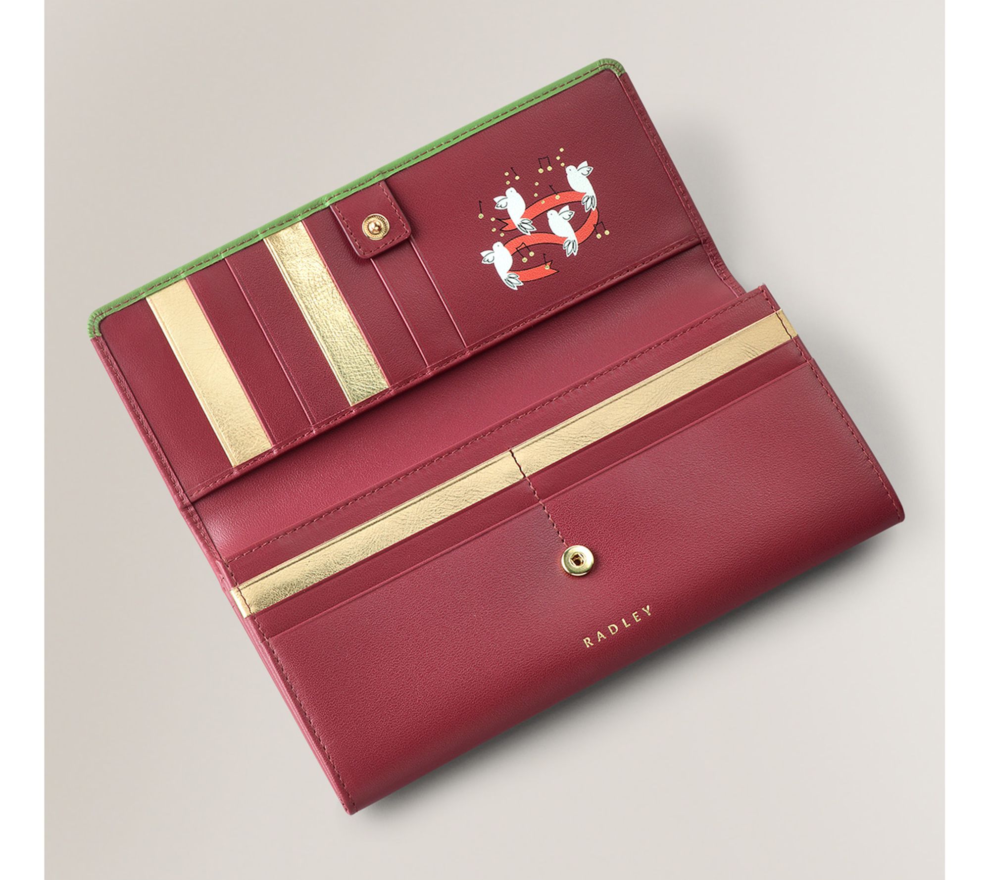 RADLEY London 12 Days of Christmas Large Leather Wallet - QVC.com