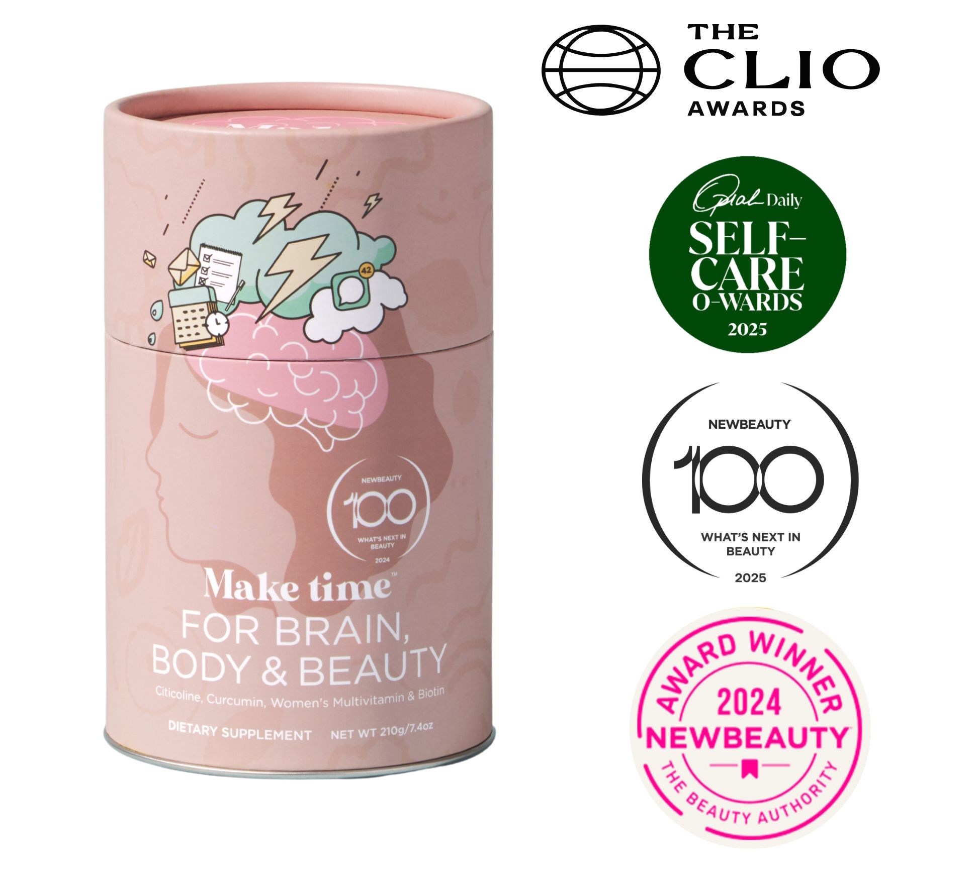 Make Time Wellness Brain Body & Beauty Support Drink 30 Servings - QVC.com