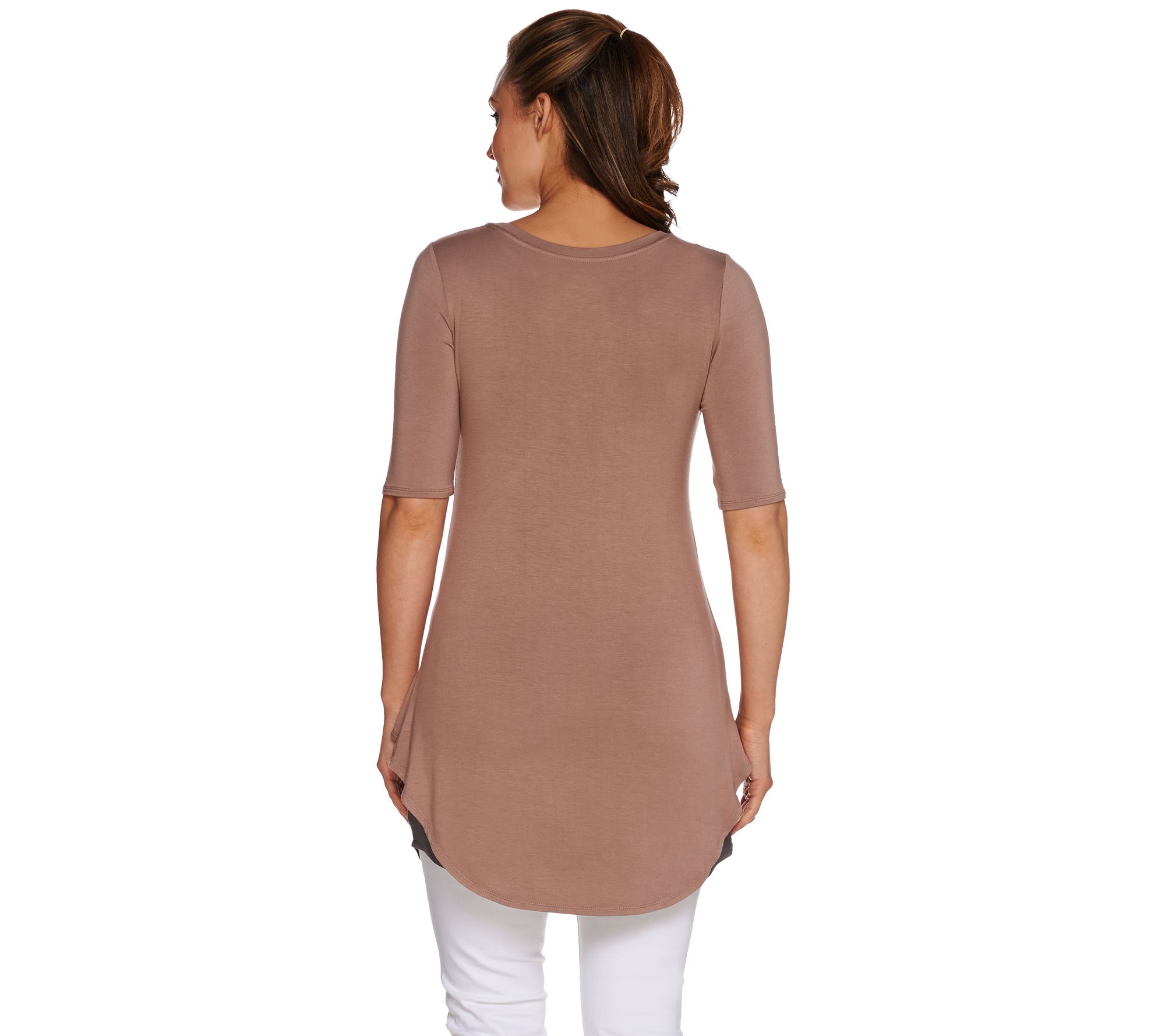 "As Is" LOGO by Lori Goldstein Regular Knit Top and Tank Twin Set - QVC.com