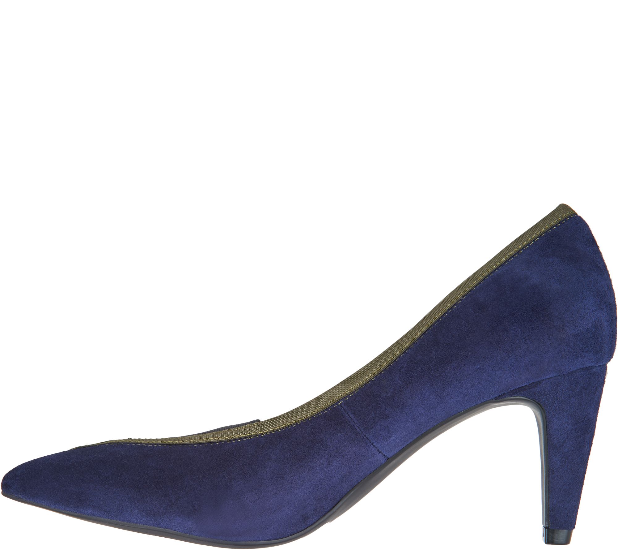 "As Is" Lori Goldstein Collection Pumps with Elastic Insert - QVC.com