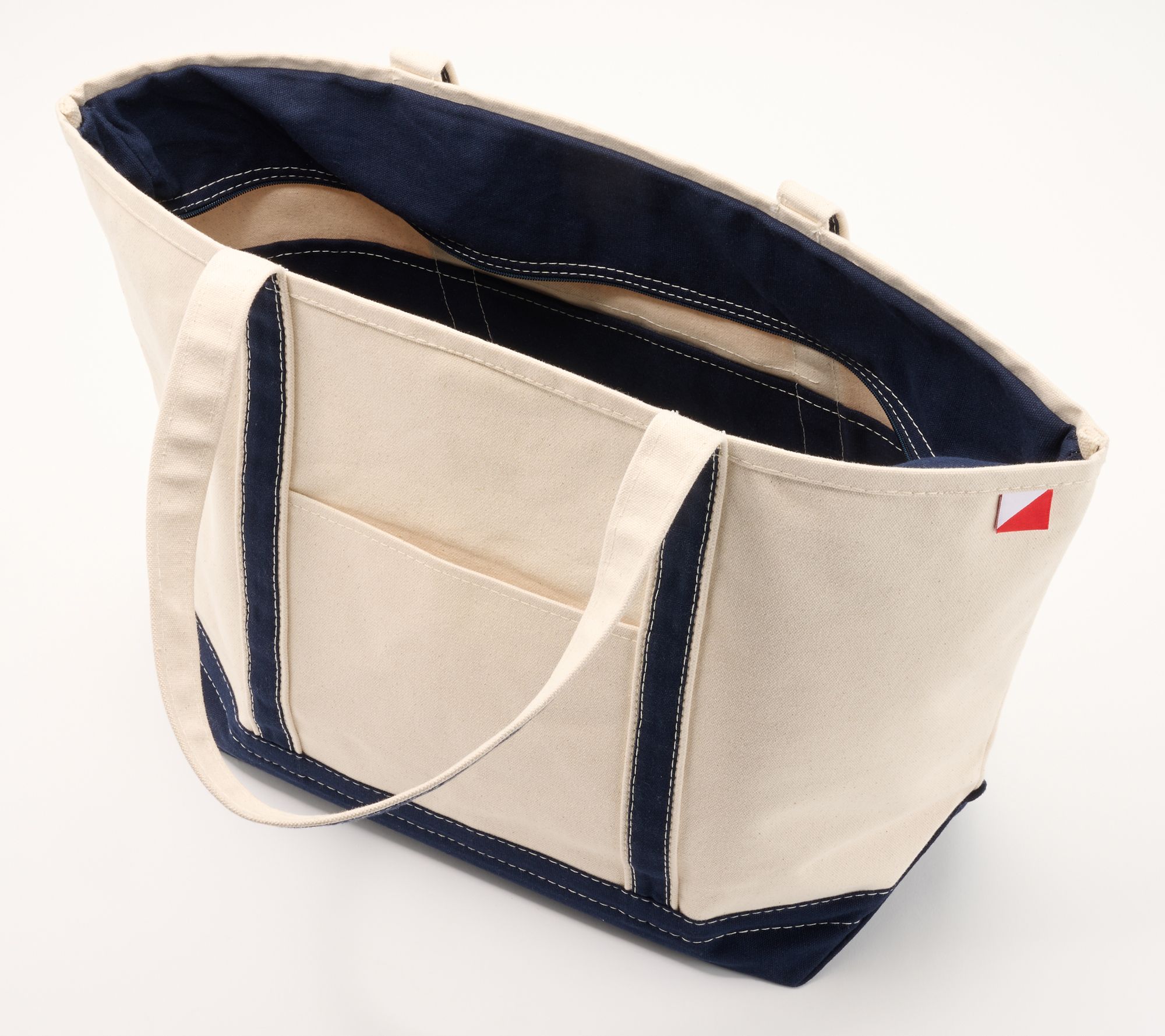 Shorebags Large Canvas Boat Tote - QVC.com