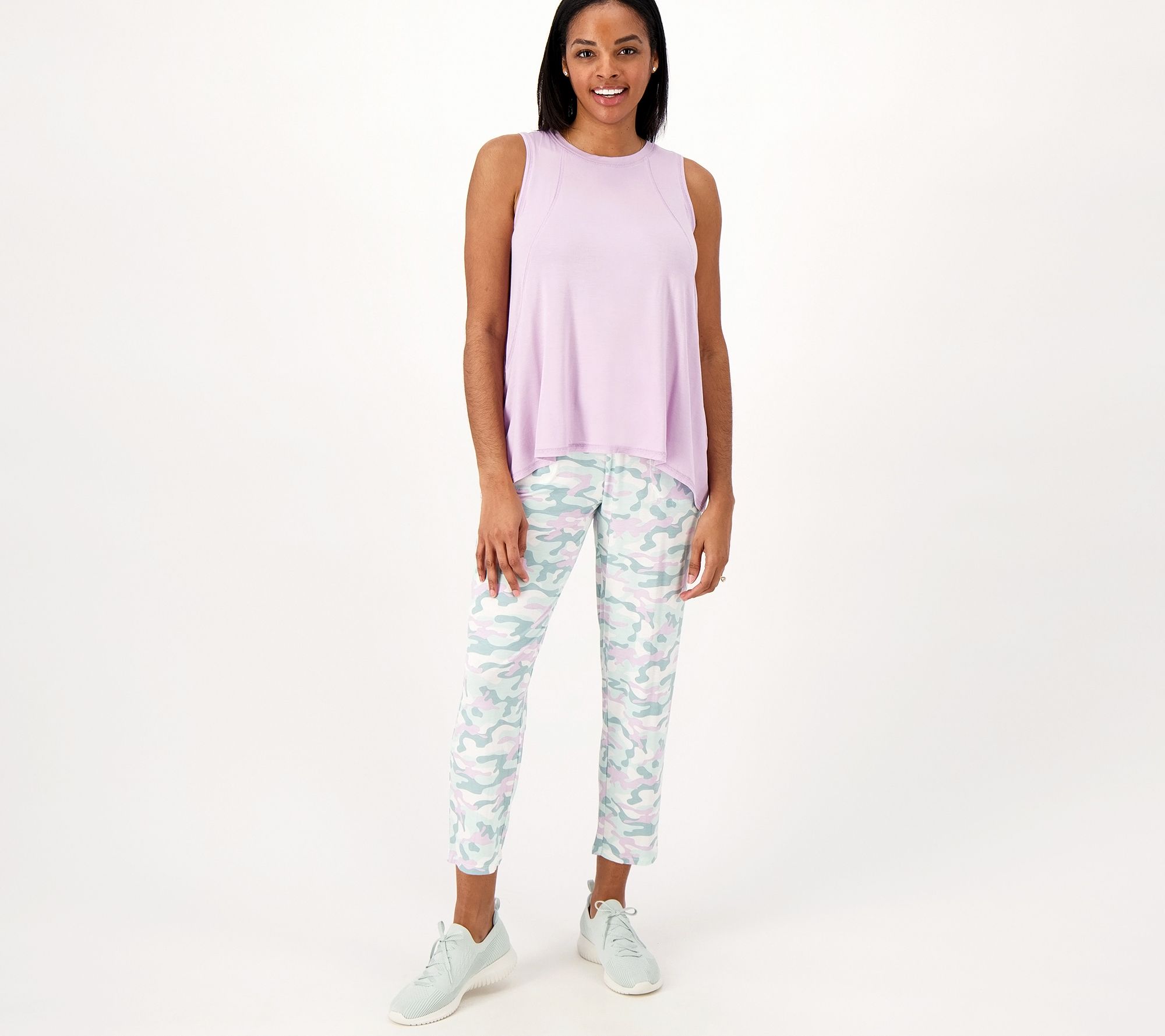 "As Is" zuda z-Refresh Aloe Infused Tapered Ankle Pants - QVC.com