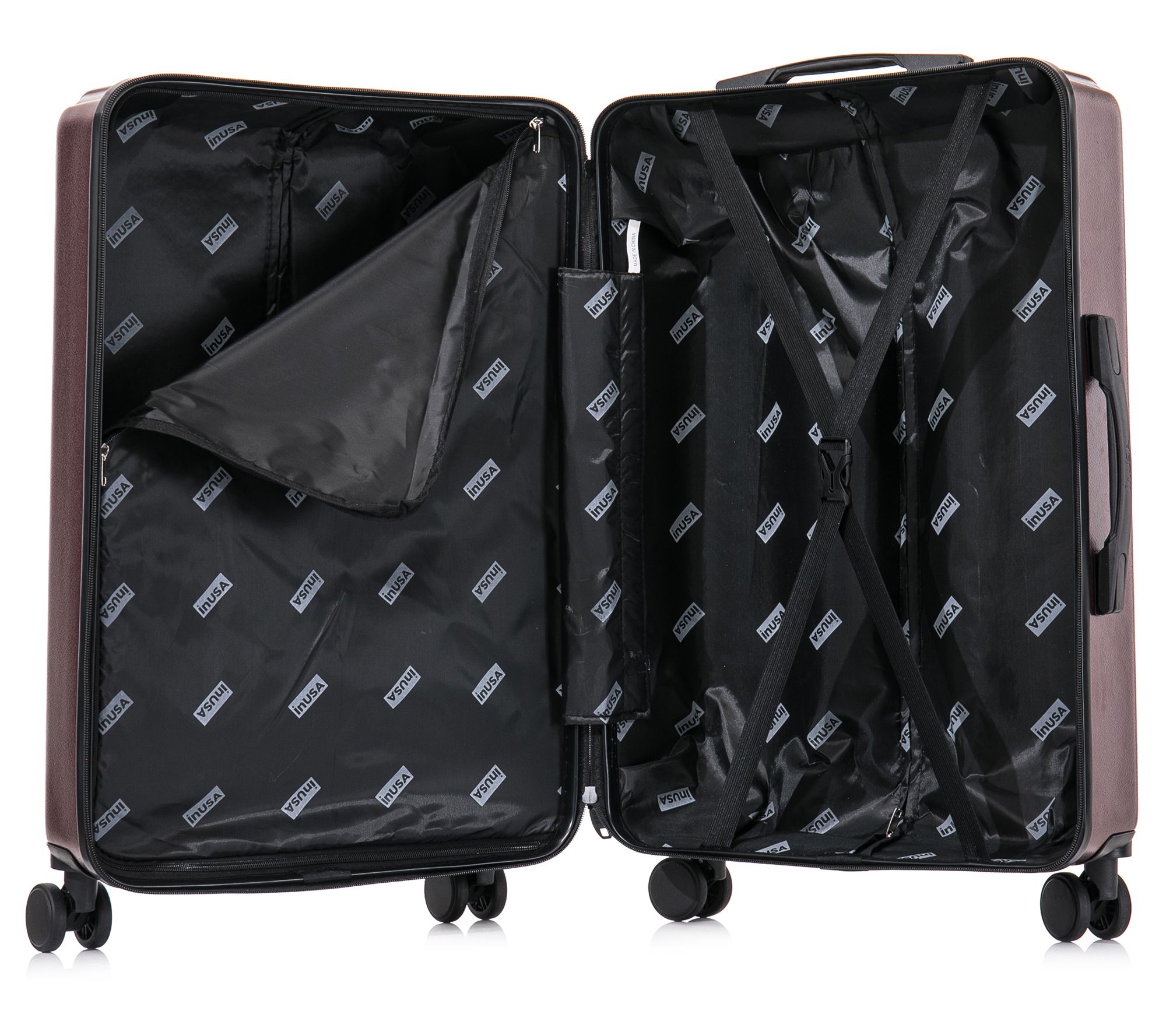 InUSA Drip Lightweight Hardside Spinner 3-Piece Luggage Set - QVC.com
