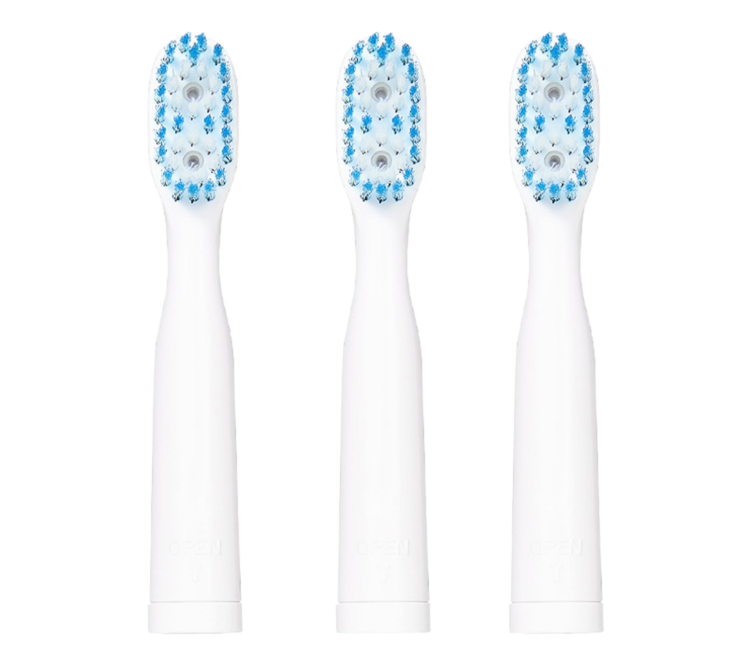 Smileactives Vibrite BLUE Set of 3 ReplacementBrush Heads - QVC.com
