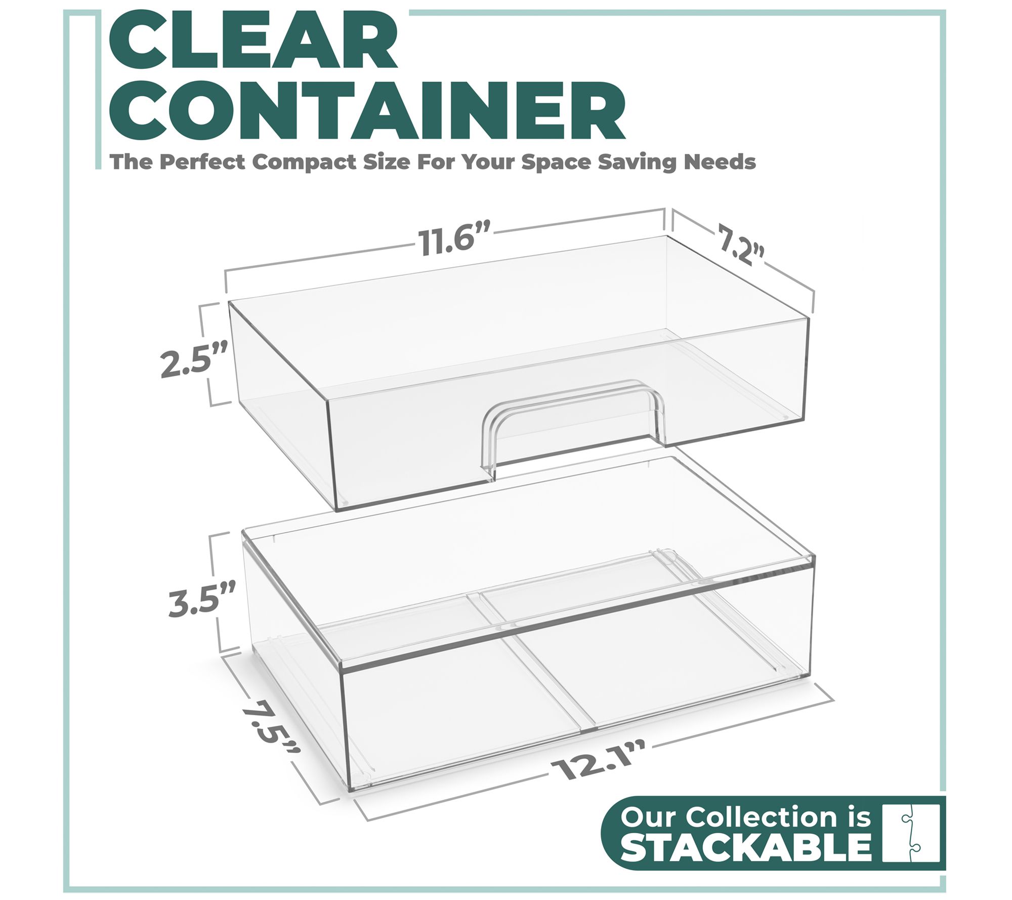 Sorbus Storage Containers with Pull-Out Drawers- 2 Pack,Wide - QVC.com