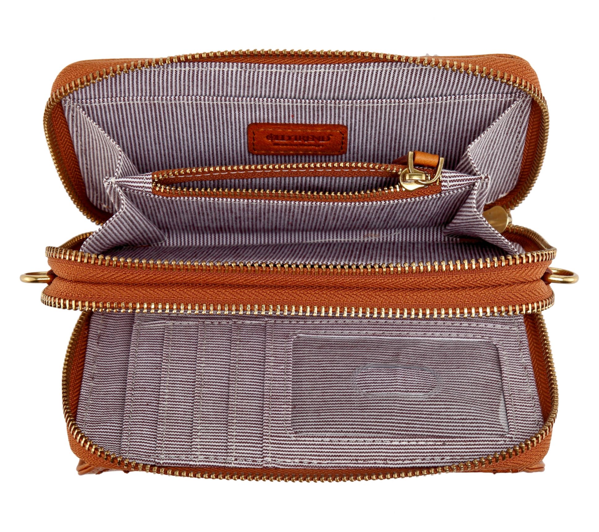 Old Trend Northwood Convertible Leather Phone Wallet Crossbody - QVC.com