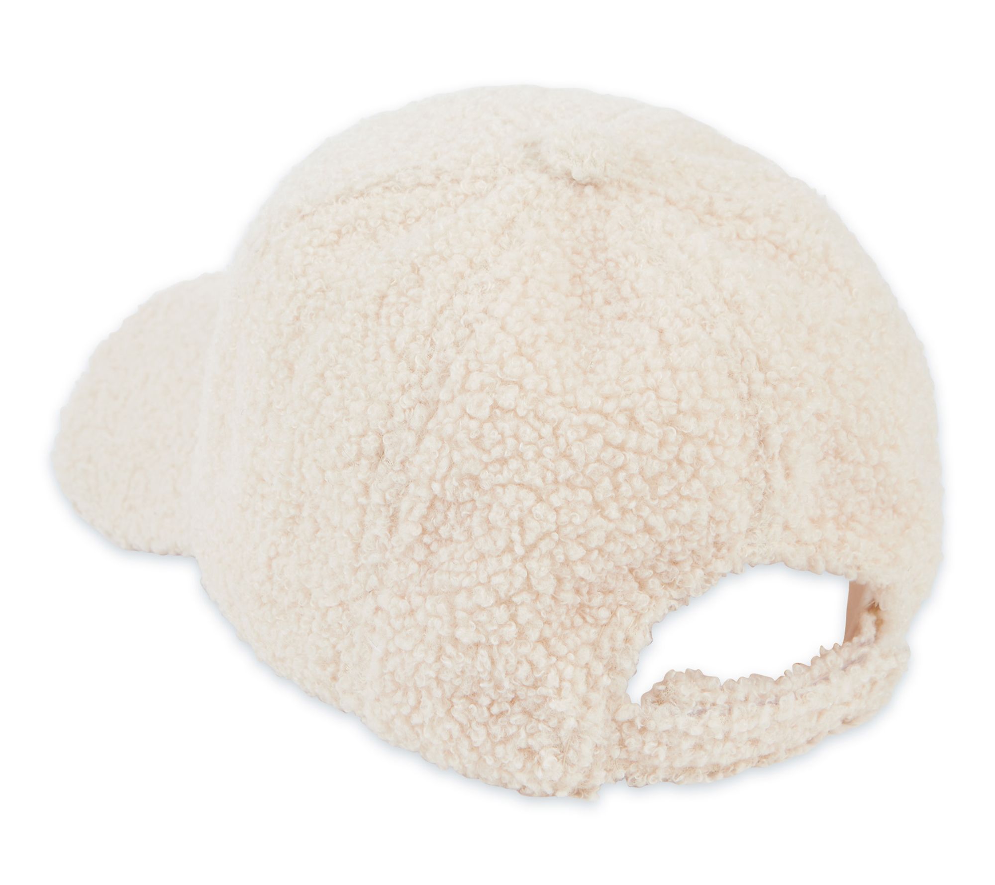 Hadley Wren Faux Sherpa Ball Cap - QVC.com