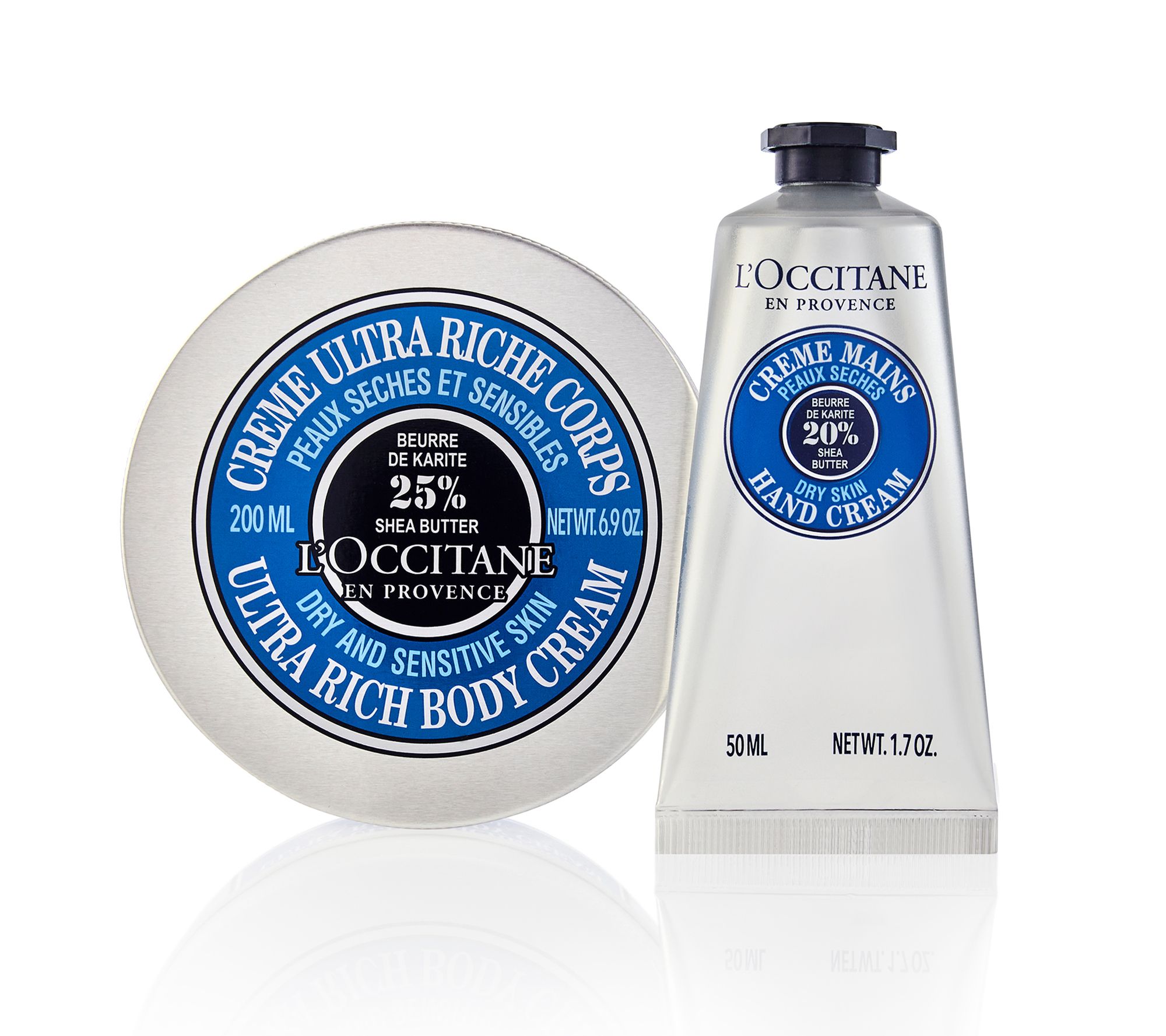 L'Occitane Comfort & Shea Body and Hand Cream Gift Set - QVC.com
