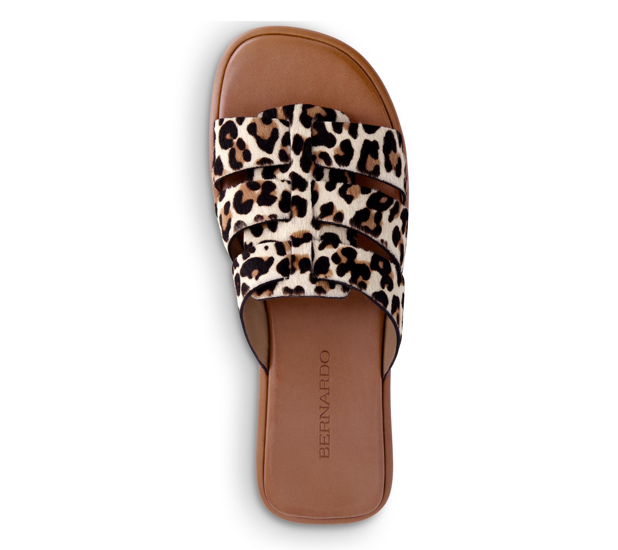 Bernardo Slip-on Sandal - Tamer Haircalf - QVC.com