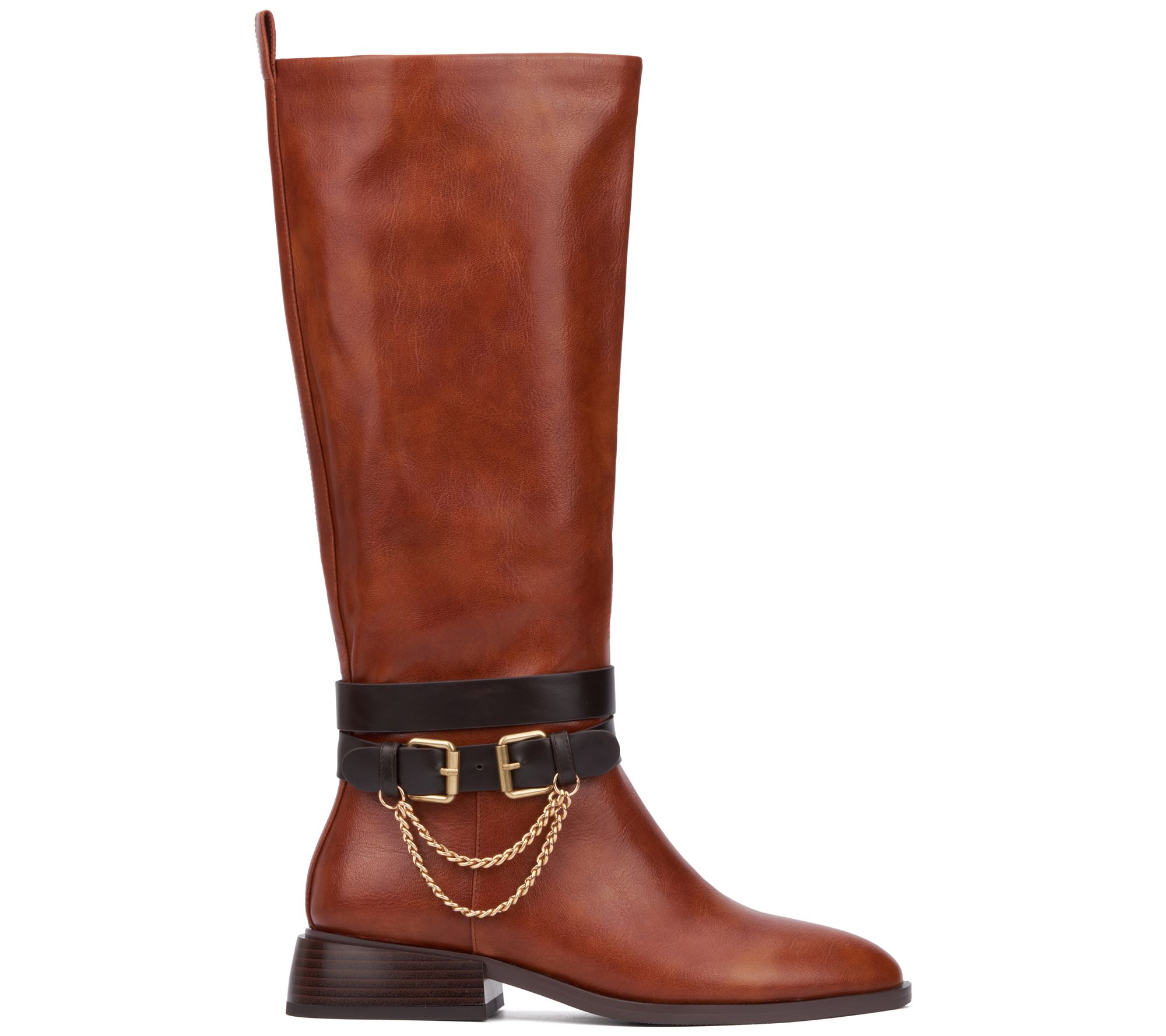 Torgeis Women's Valora Chain Detail Tall Boots - QVC.com