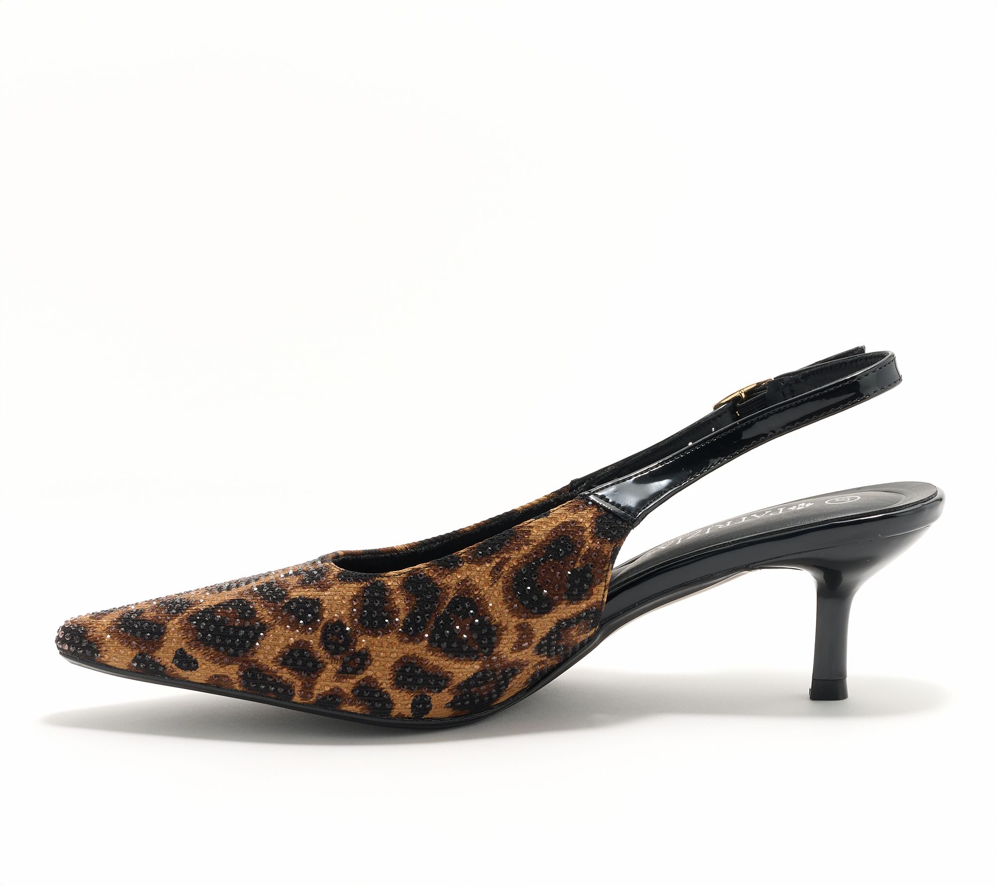 Patrizia by Spring Step Embellished Sling-Back Pumps - Engres - QVC.com