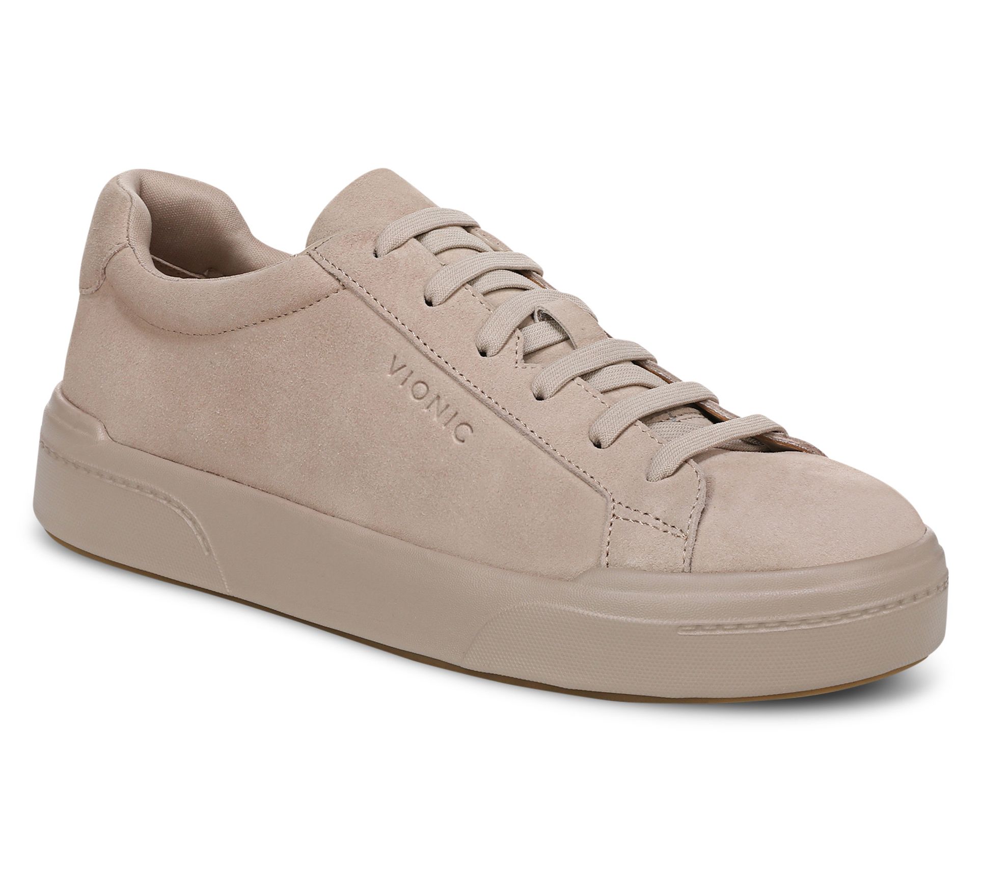 Vionic Leather Casual Sneakers - Colbie - QVC.com