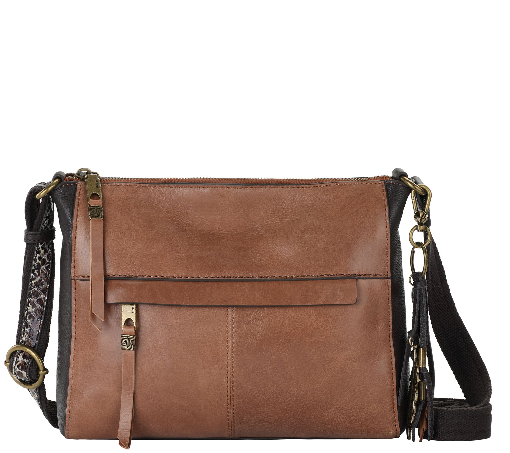 The Sak Alameda Leather Crossbody Handbag - QVC.com