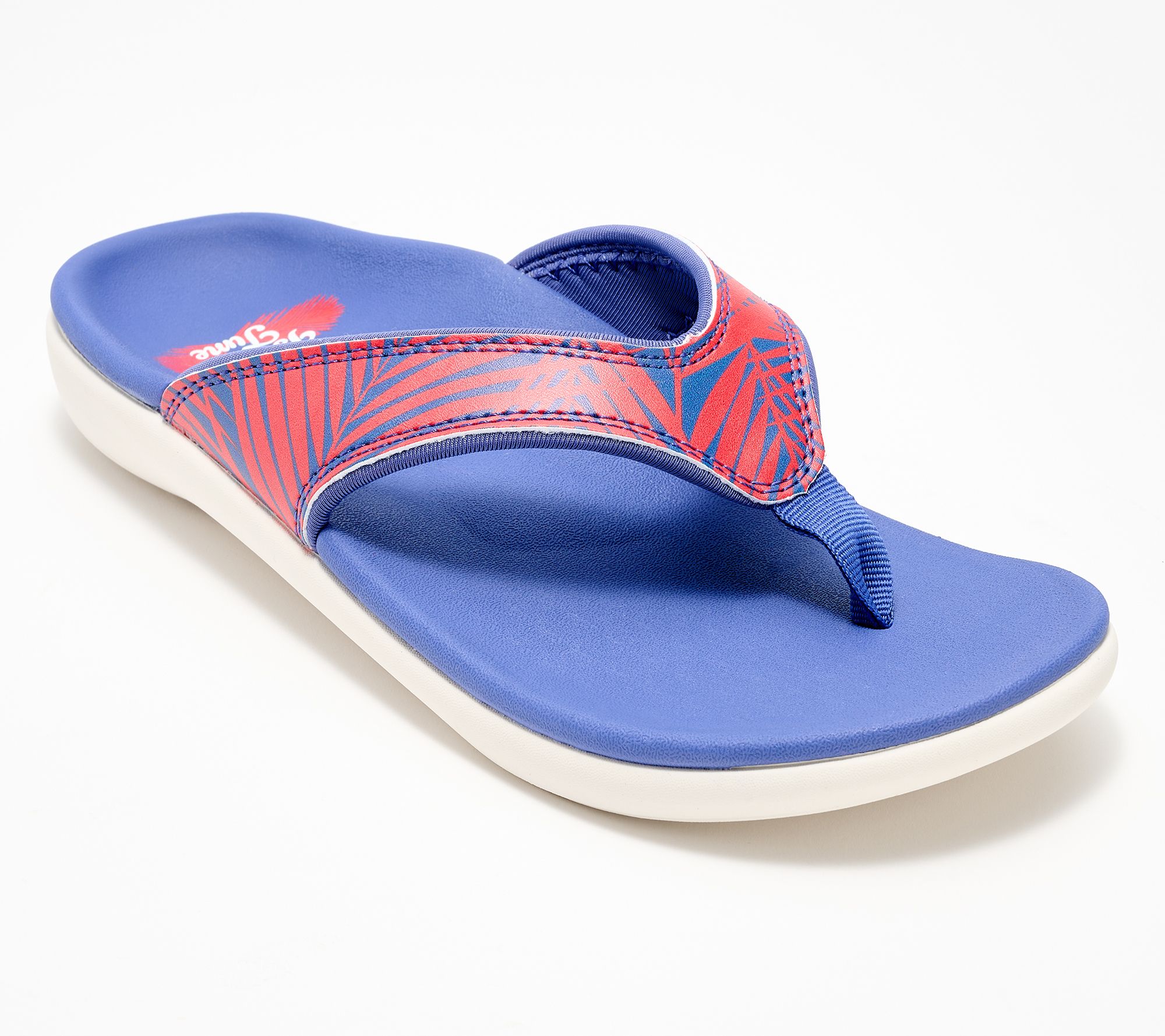 Revitalign Orthotic Thong Sandals - Yumi Island Time - QVC.com