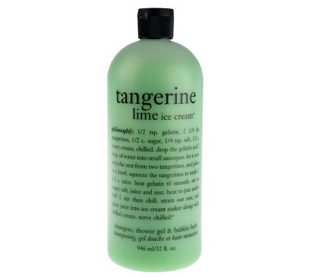 philosophy tangerine lime& mango tango icecreamflavors 32 oz. gel duo ...