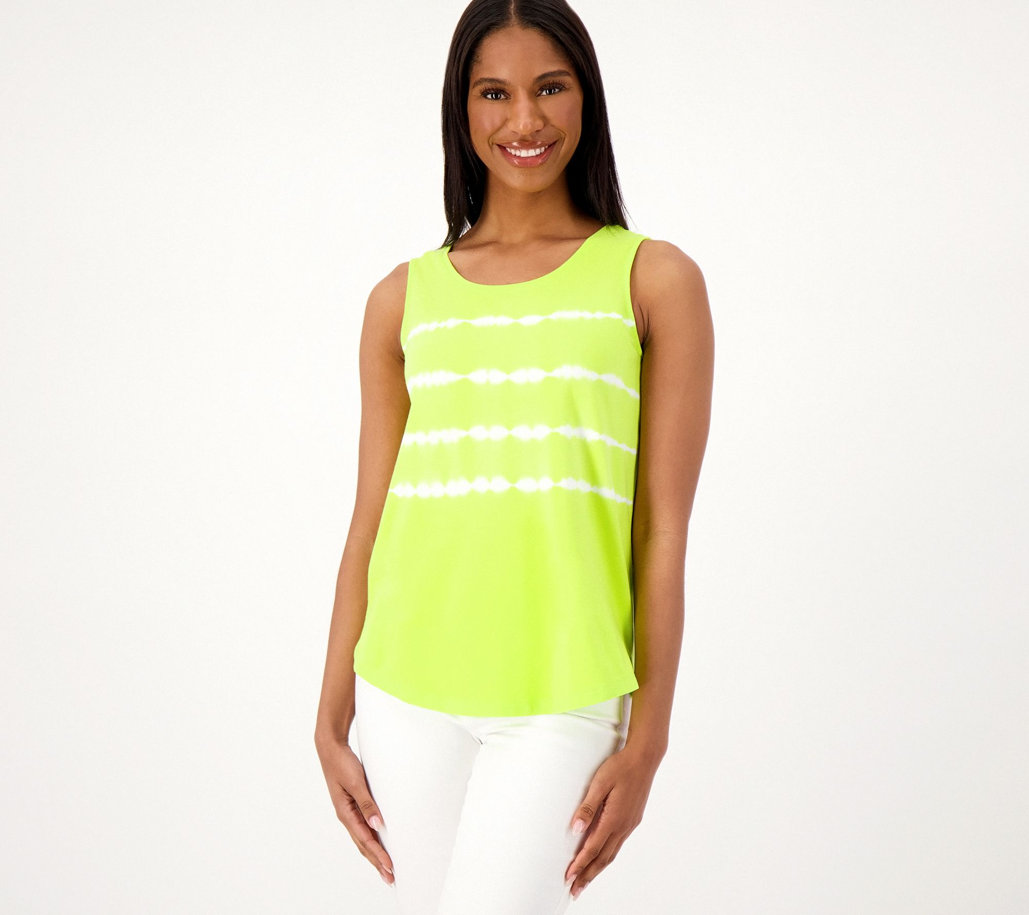 "As Is" Joan Rivers Cotton Modal Tank Top - QVC.com