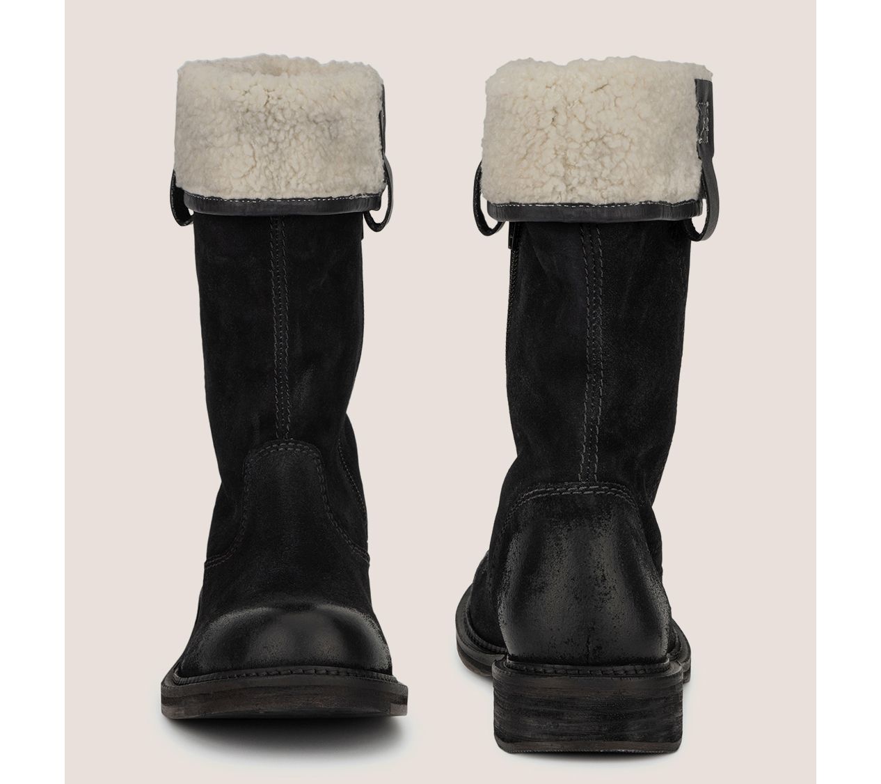 Vintage Foundry Co. Women's Trina Sherpa LinedSuede Boot - QVC.com