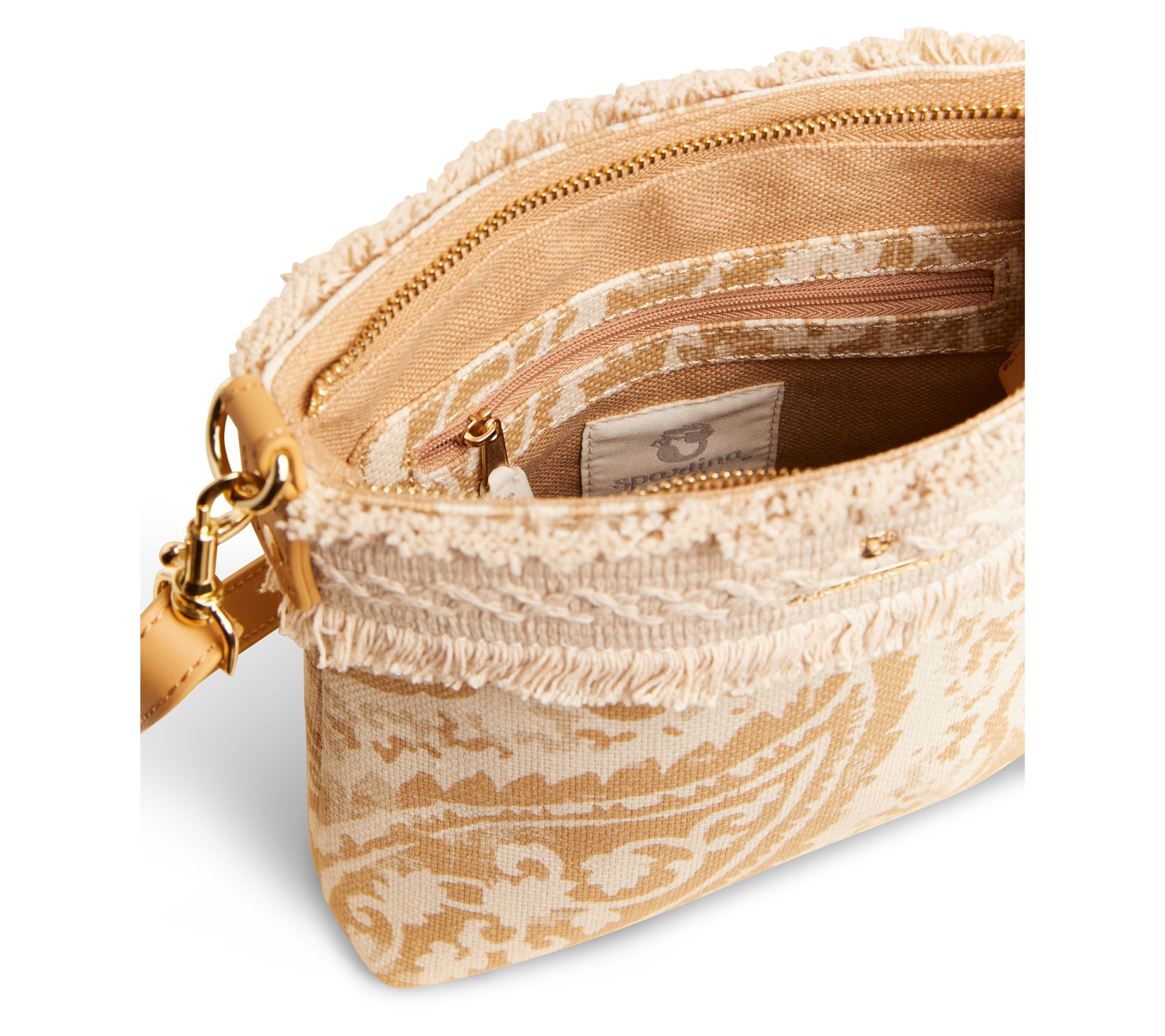 Spartina 449 Hipster Crossbody Ogeechee with Leather Trim - QVC.com