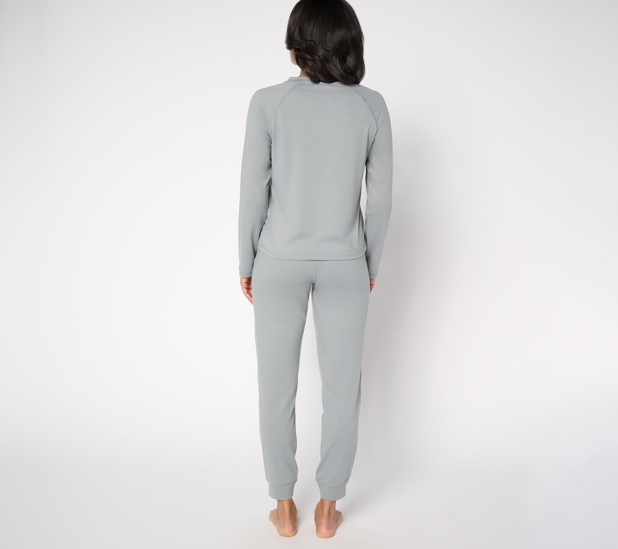 Barefoot Dreams Malibu Collection Butterchic Knit V-Neck Set - QVC.com