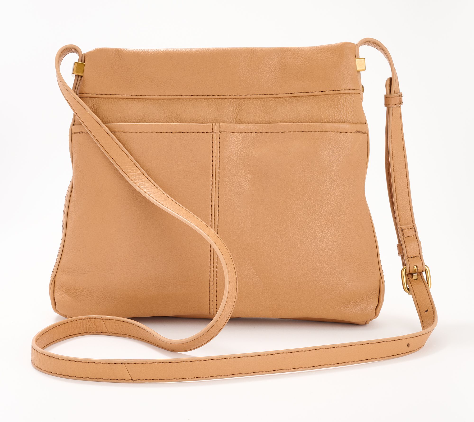 American Leather Co Palmetto Leather Crossbody - QVC.com