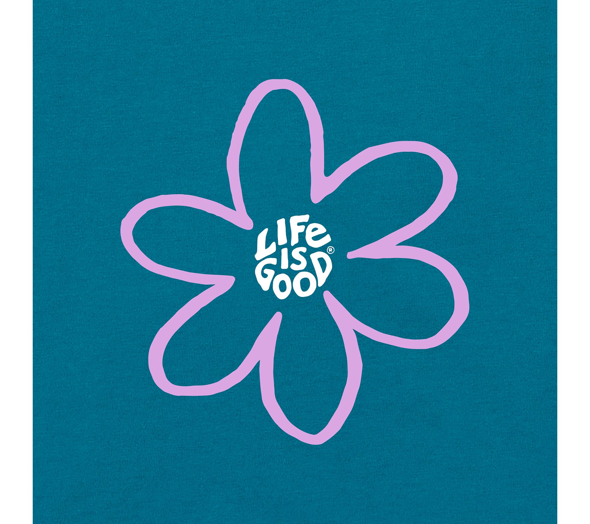 Life is Good Women's Simple Daisy Crusher Tee - QVC.com