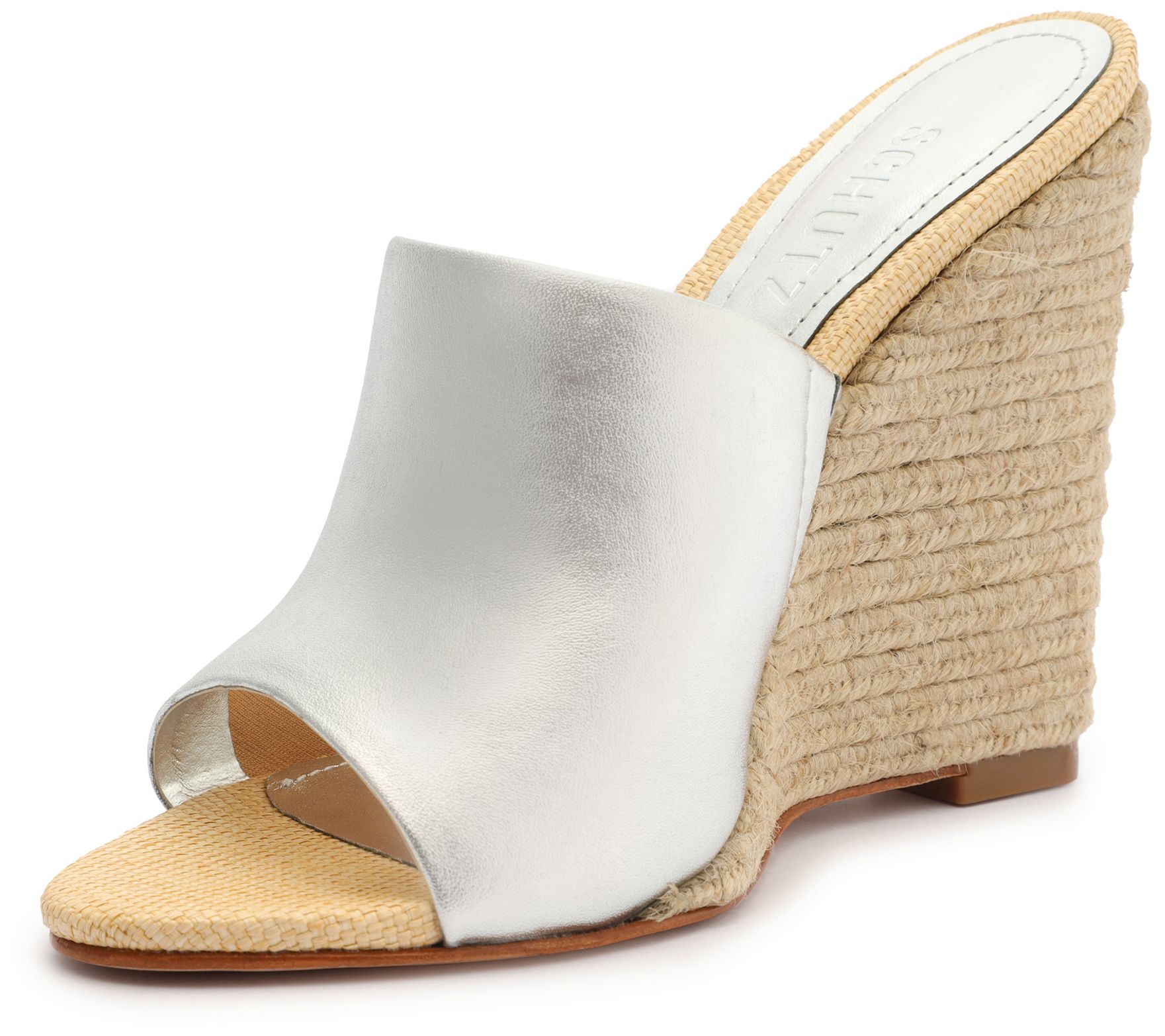 Schutz Leather Weekend Wedge - Lucy - QVC.com