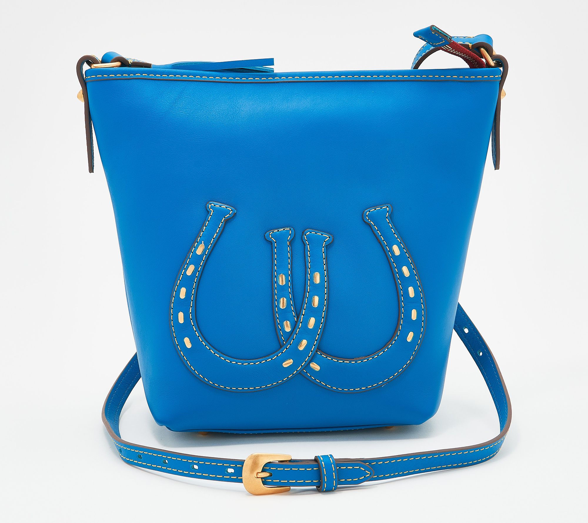 "As Is" Dooney & Bourke Western Leather Hobo Crossbody - QVC.com