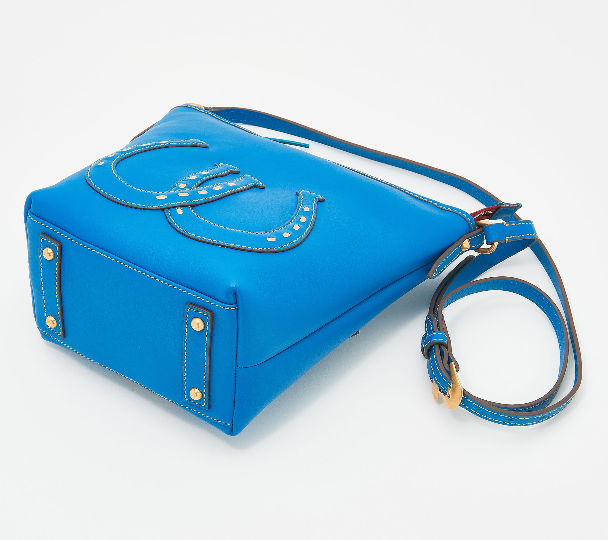 "As Is" Dooney & Bourke Western Leather Hobo Crossbody - QVC.com