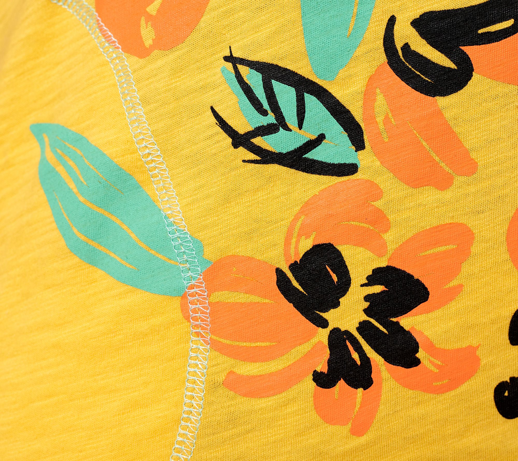 LOGO Limitees by Lori Goldstein Graphic Midi Dress - QVC.com