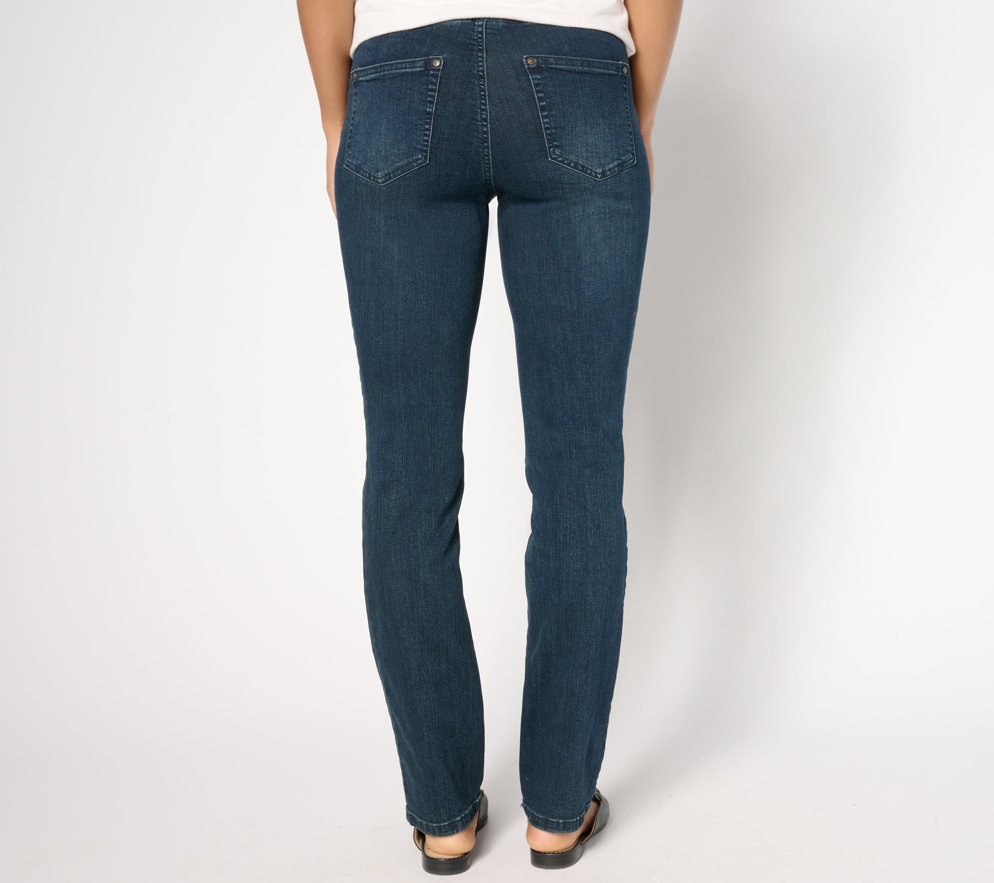 Bell by Kim Gravel Reg TripleLuxe Denim Pintuck Perfection Jean - QVC.com