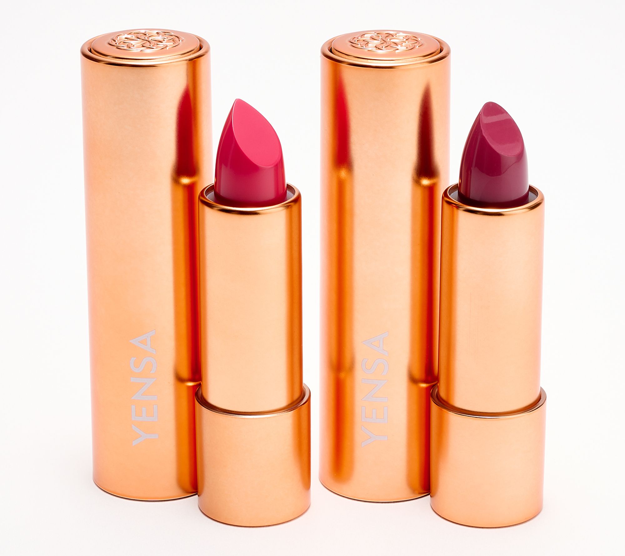 YENSA Vibrant Silk Lipstick Duo - QVC.com