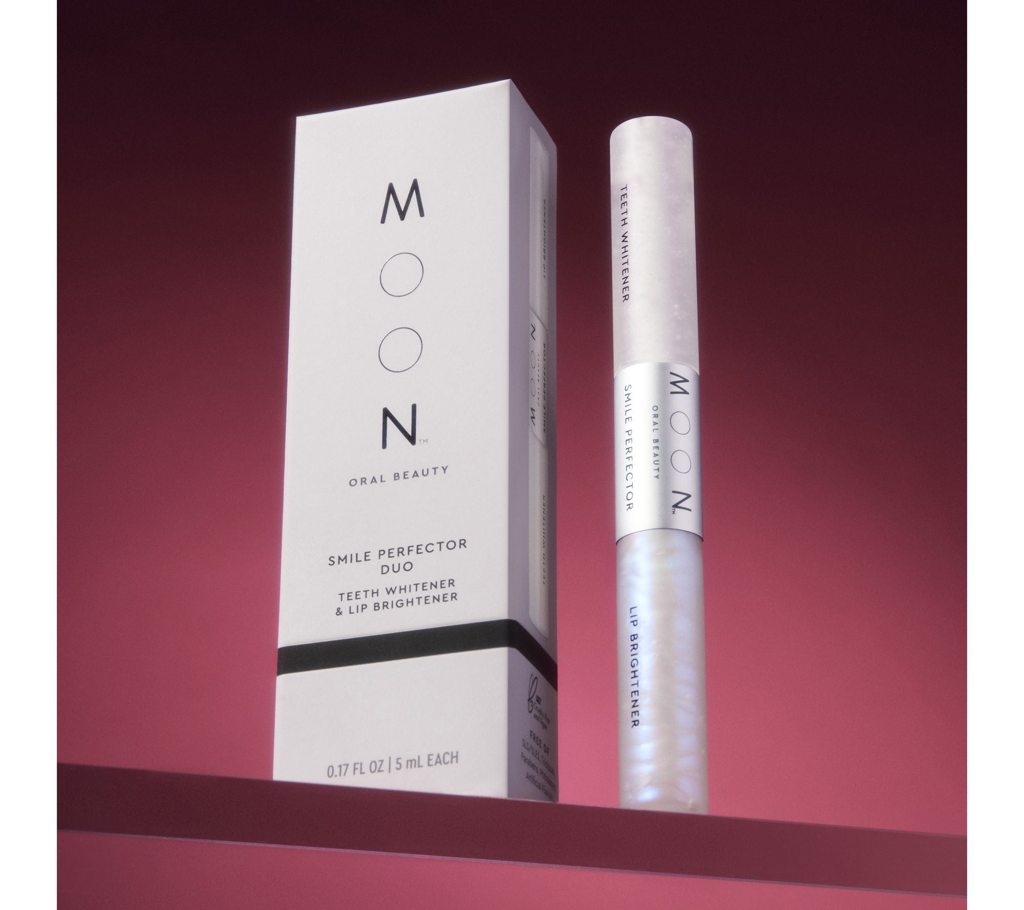 MOON Smile Perfector Teeth Whitener & Lip Brightener - QVC.com