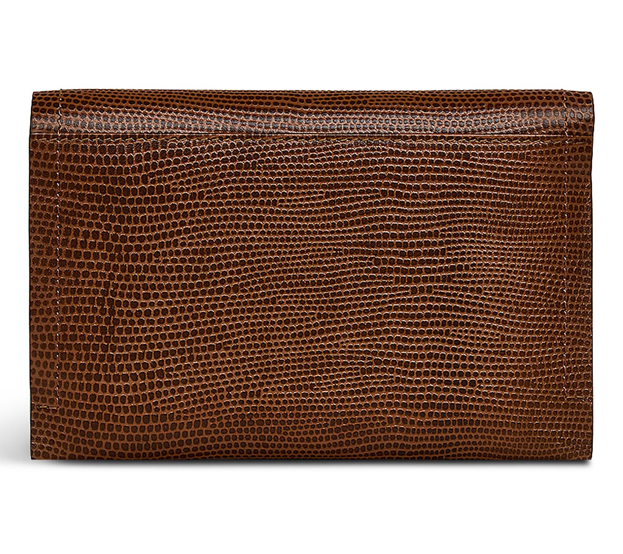 RADLEY Oak Street Faux Snake Medium Flap Leather Wallet - QVC.com