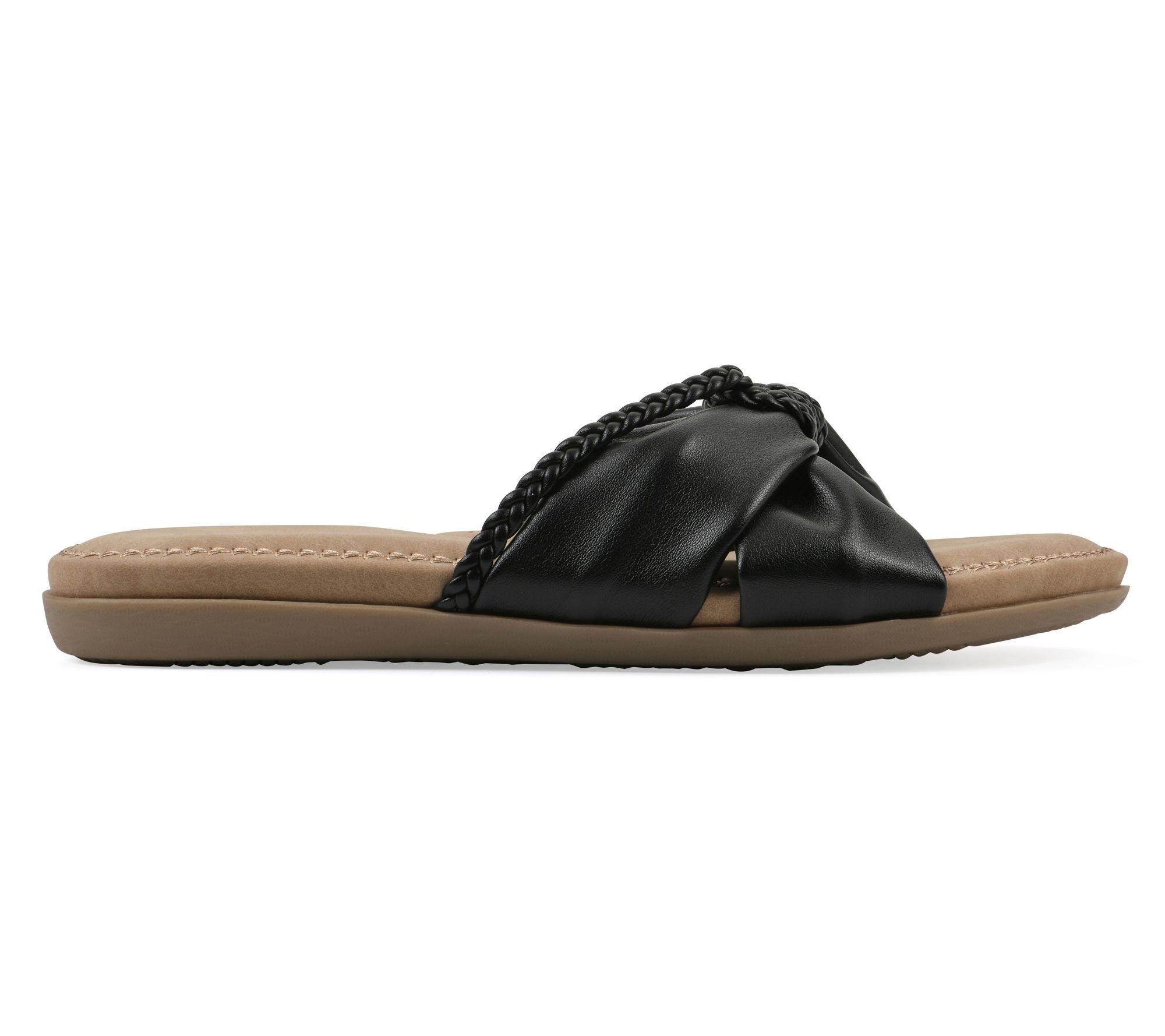 Cliffs by White Mountain Slide Sandals - Fasha - QVC.com