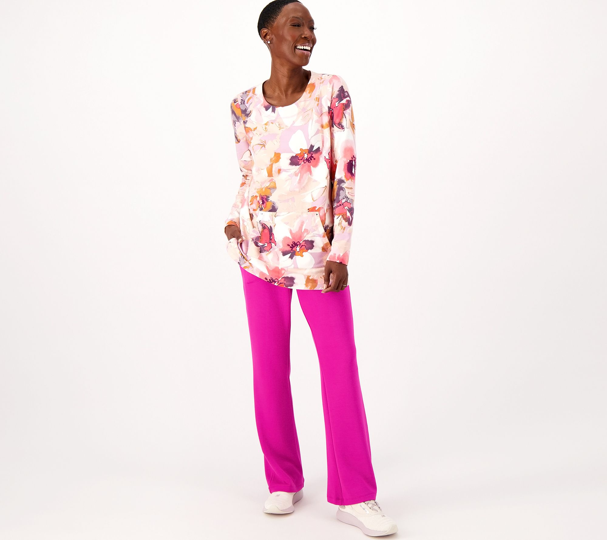 "As Is" Sport Savvy Soft Double Knit Bootcut Pant - QVC.com