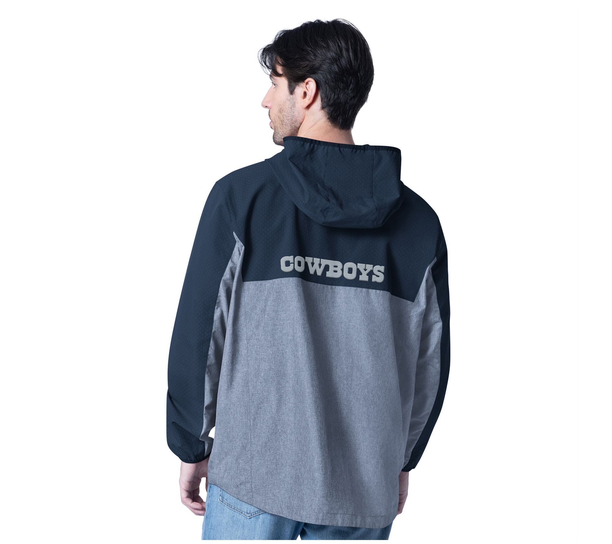NFL Officially Licensed Dallas Lightweight Men's Full Zip Jacket w ...