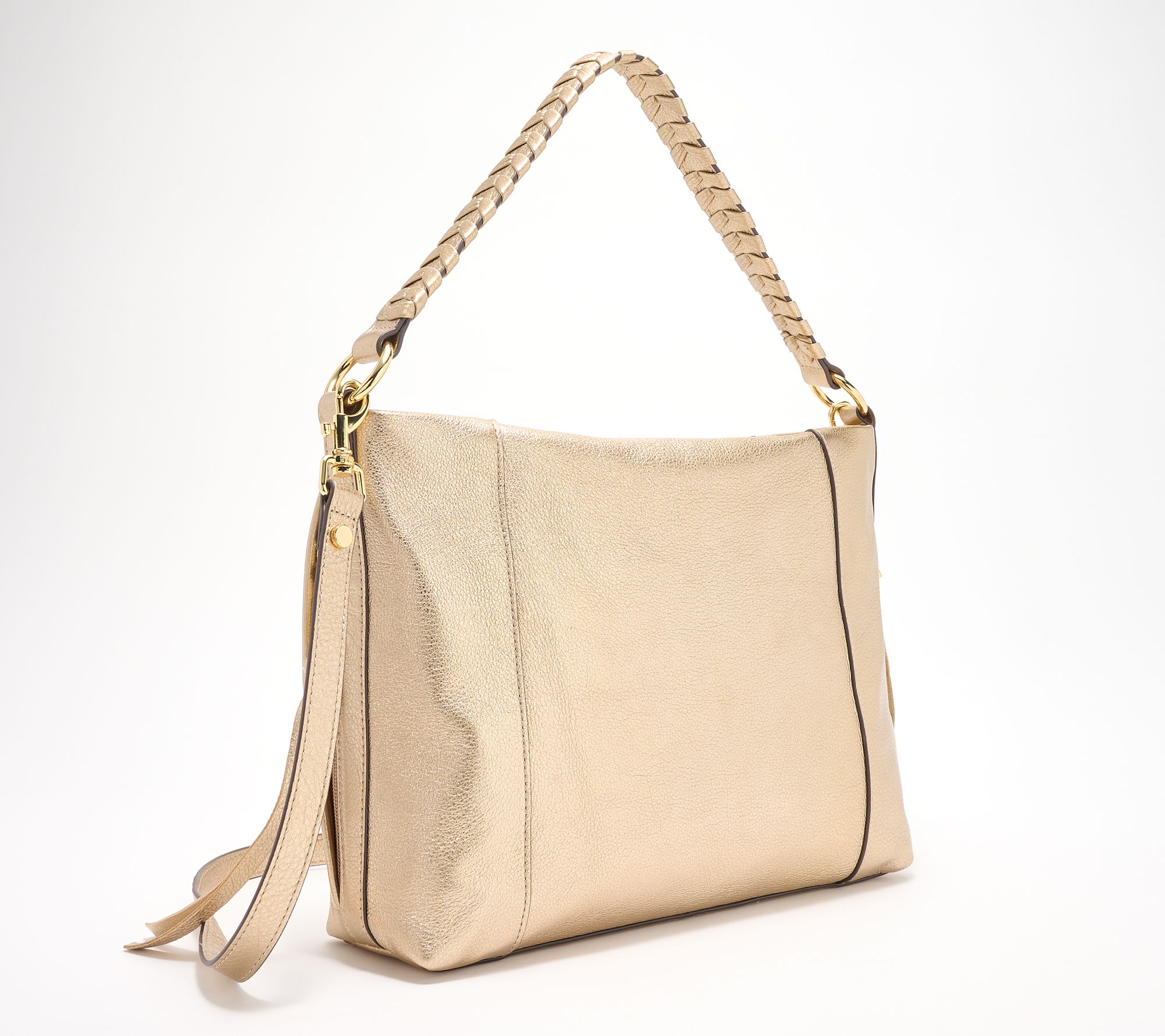 "As Is" Aimee Kestenberg Chambers Leather Convert Shoulder Bag - QVC.com