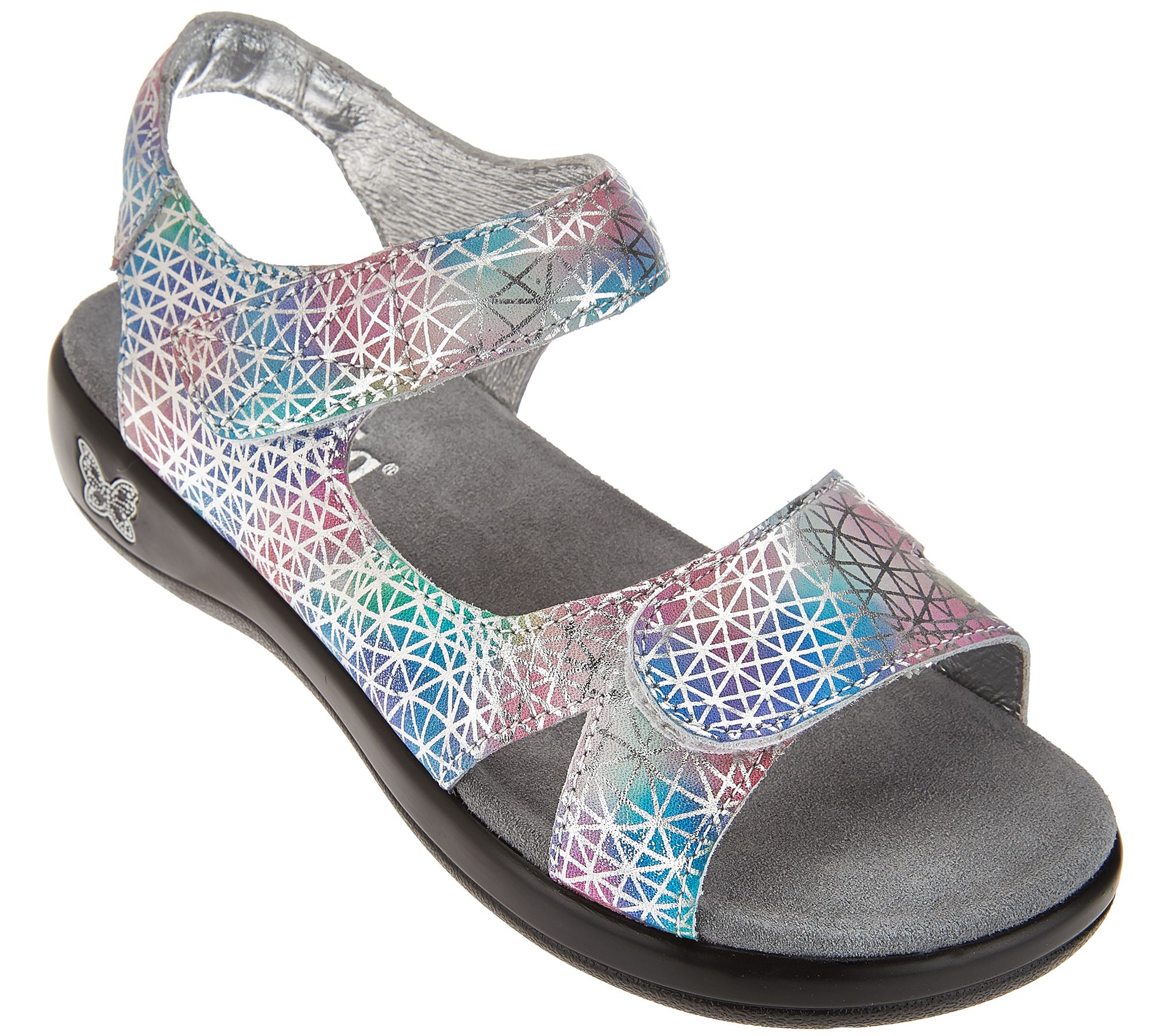 Alegria Leather Sandals with Adjustable Straps - Joy - QVC.com