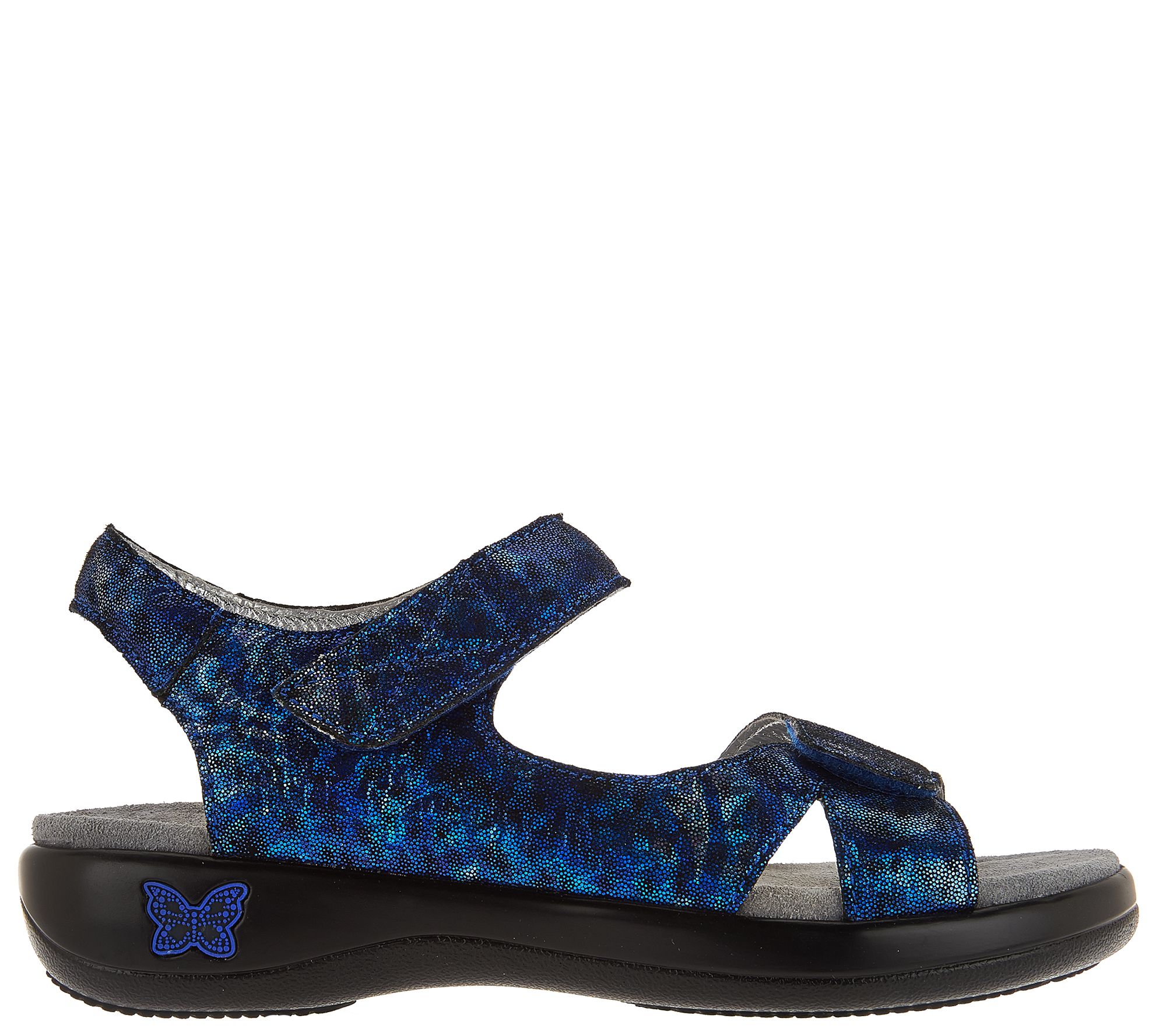 Alegria Leather Sandals with Adjustable Straps - Joy - QVC.com