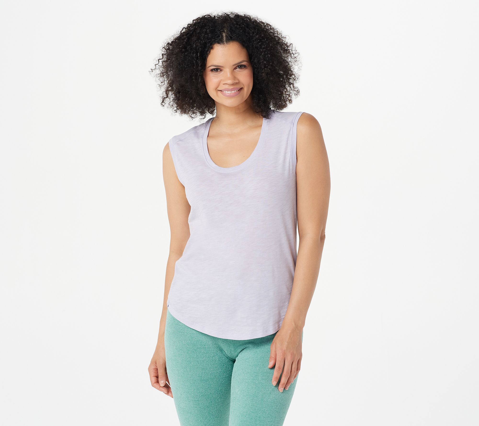 "As Is" Barefoot Dreams Malibu Collection Sleeveless Tee - QVC.com
