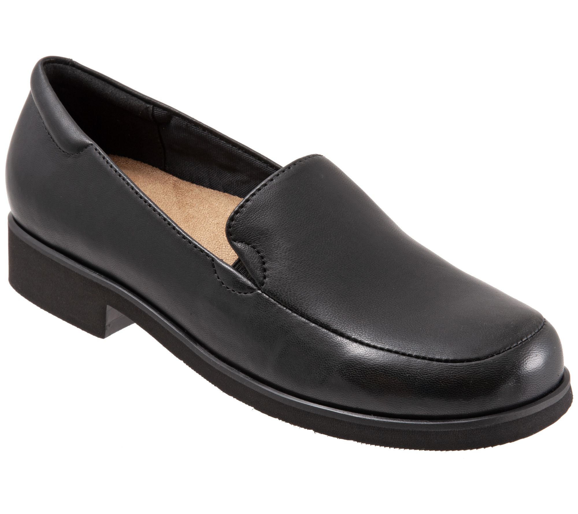 Trotters Slip-On Leather Loafers - Jaiden - QVC.com