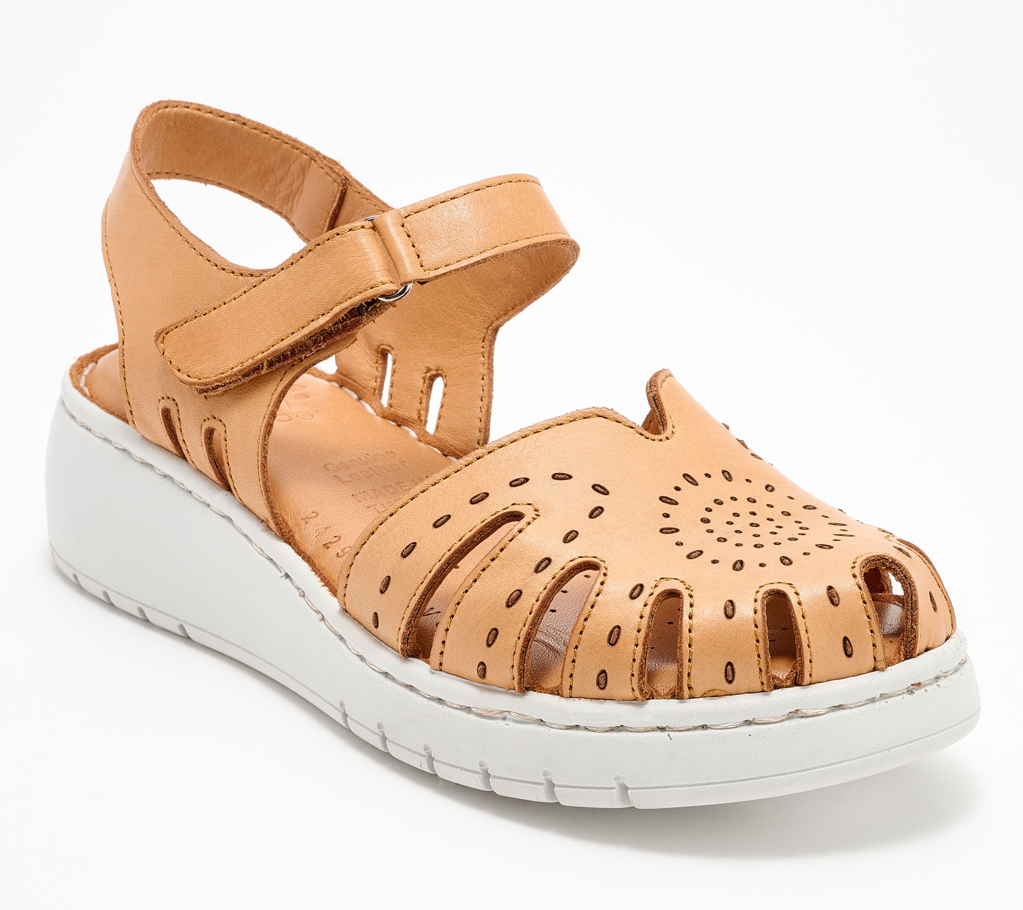 Spring Step Leather Adjustable Mary Janes- Galavis - QVC.com