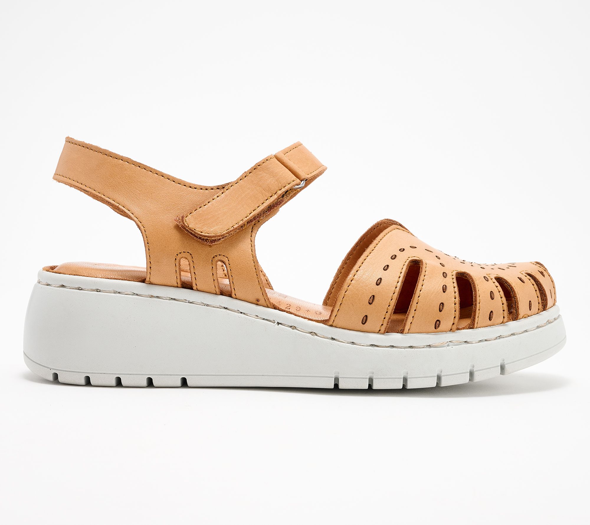 Spring Step Leather Adjustable Mary Janes- Galavis - QVC.com